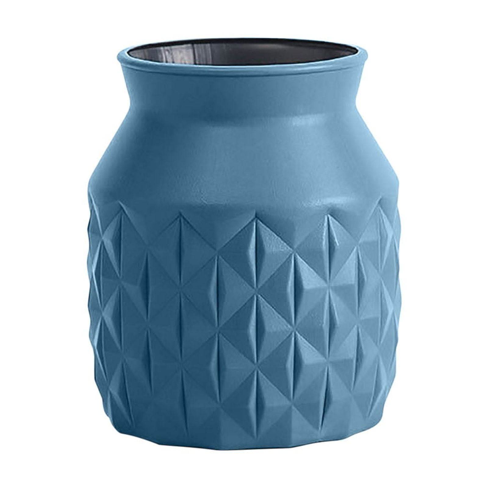 Qocolhg Small Plastic Flower Vase Bulk Ceramic Look Flower Vases ...