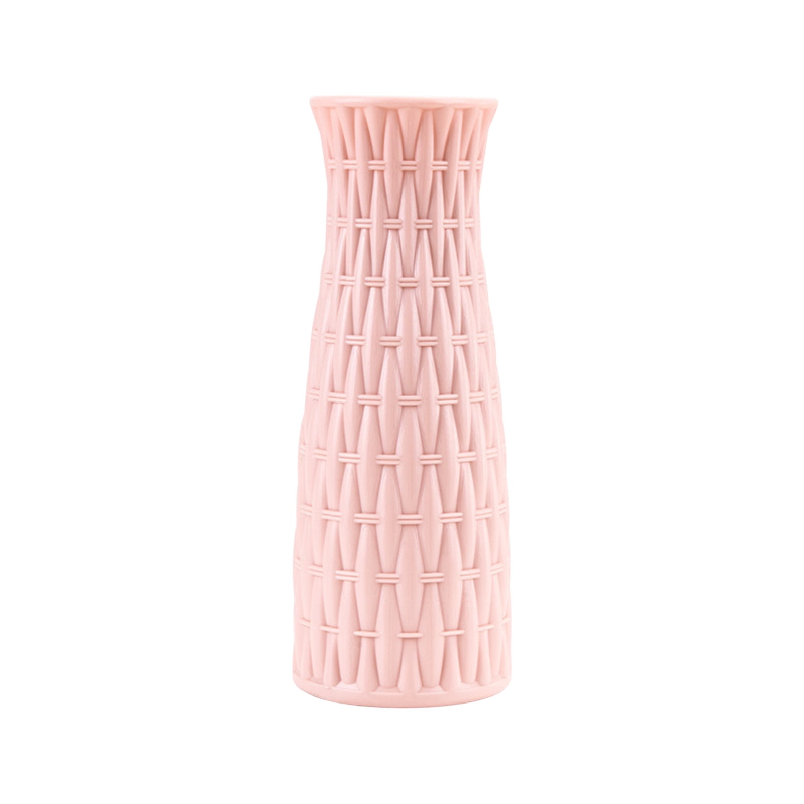 Qocolhg Small Plastic Flower Vase Bulk Ceramic Look Flower Vases ...