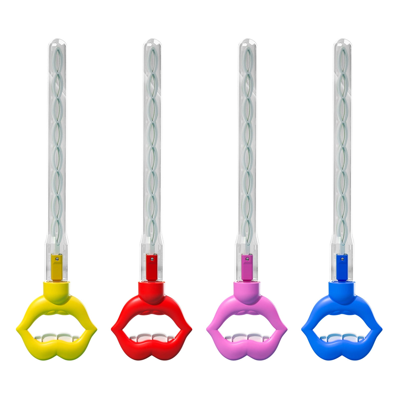 Qocolhg Smiling Face Bubble Wands Bulk for Kids, 5-Claw Smiley Bubble ...