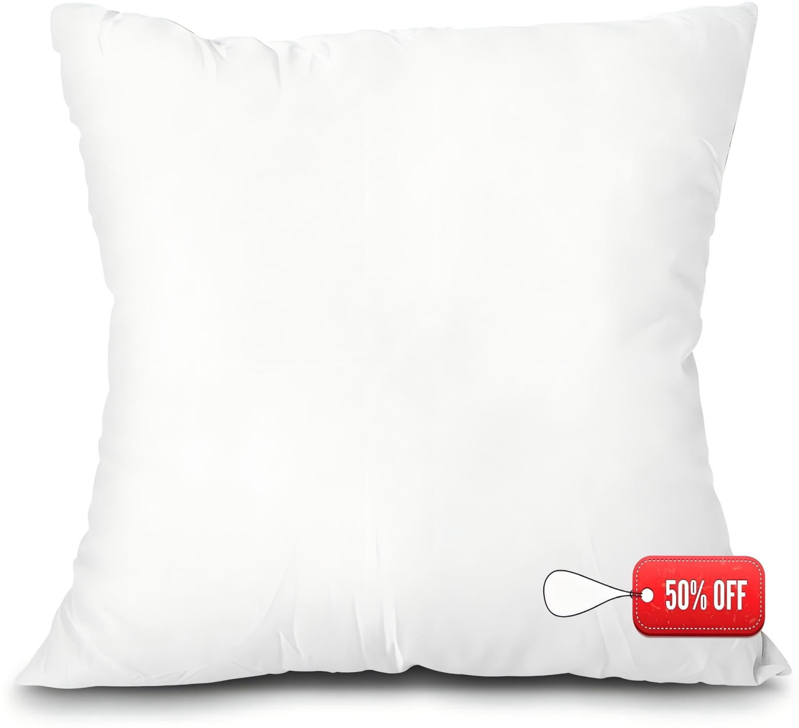 Qocolhg Throw Pillows Inserts, 100% Virgin Fiber Filling, Lightweight ...