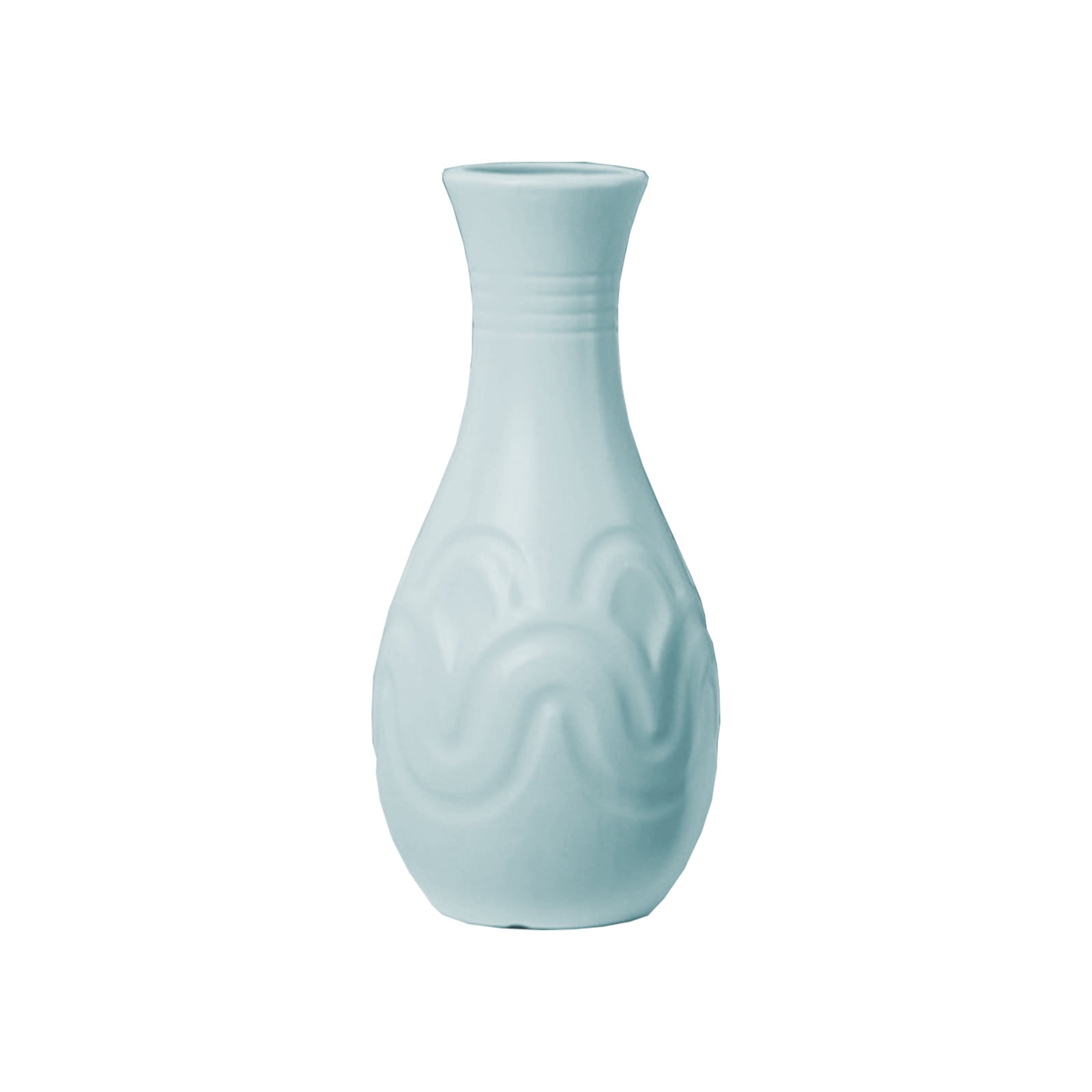 Qocolhg Unbreakable Vase for Flowers,Ceramic Look Plastic Vase for Home ...