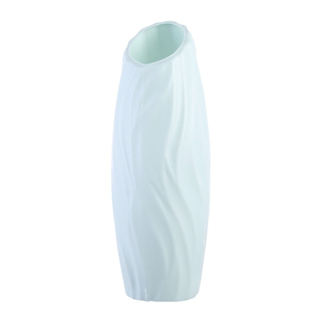 Qocolhg Unbreakable Vase for Flowers,Ceramic Look Plastic Vase for Home ...