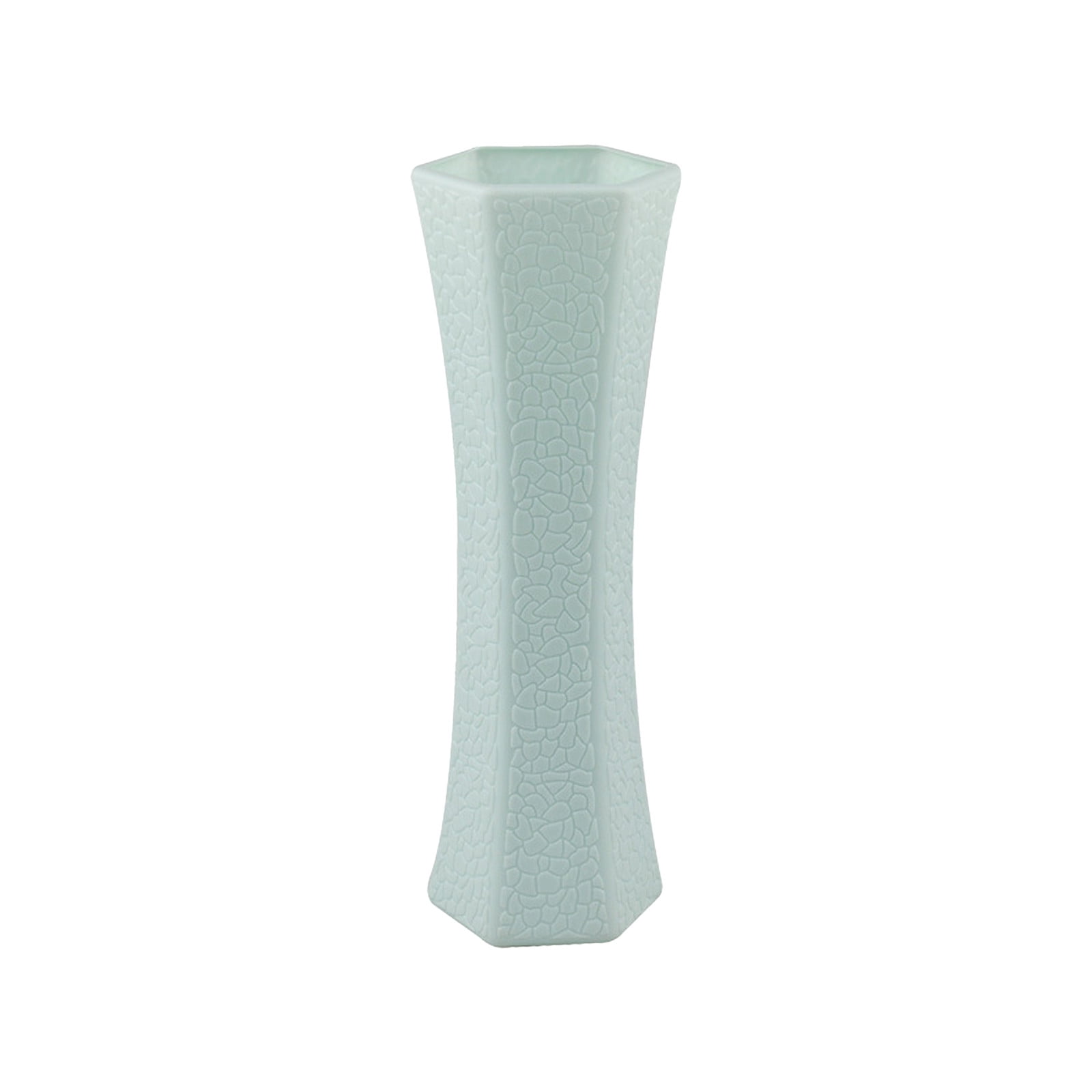 Qocolhg Unbreakable Vase for Flowers,Ceramic Look Plastic Vase for Home ...