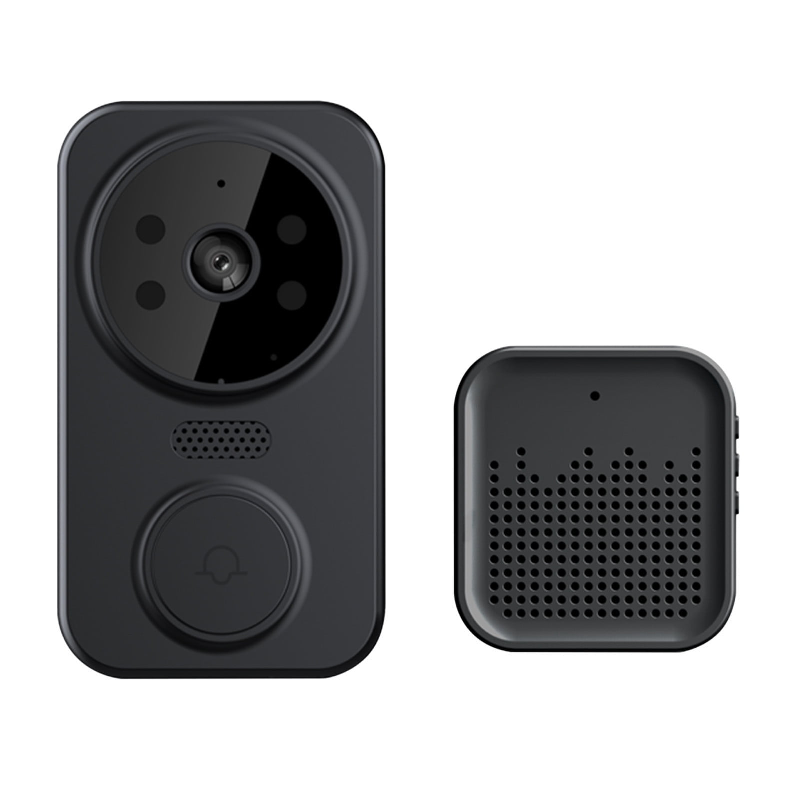 Qocolhg Video Doorbell Camera Wireless with Chime and 2.4G WiFi, HD ...