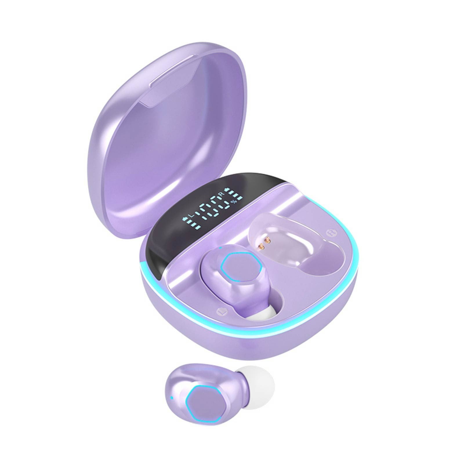 Qocolhg Wireless Earbuds For Small Ear Canals Micro Headphones Tiny ...