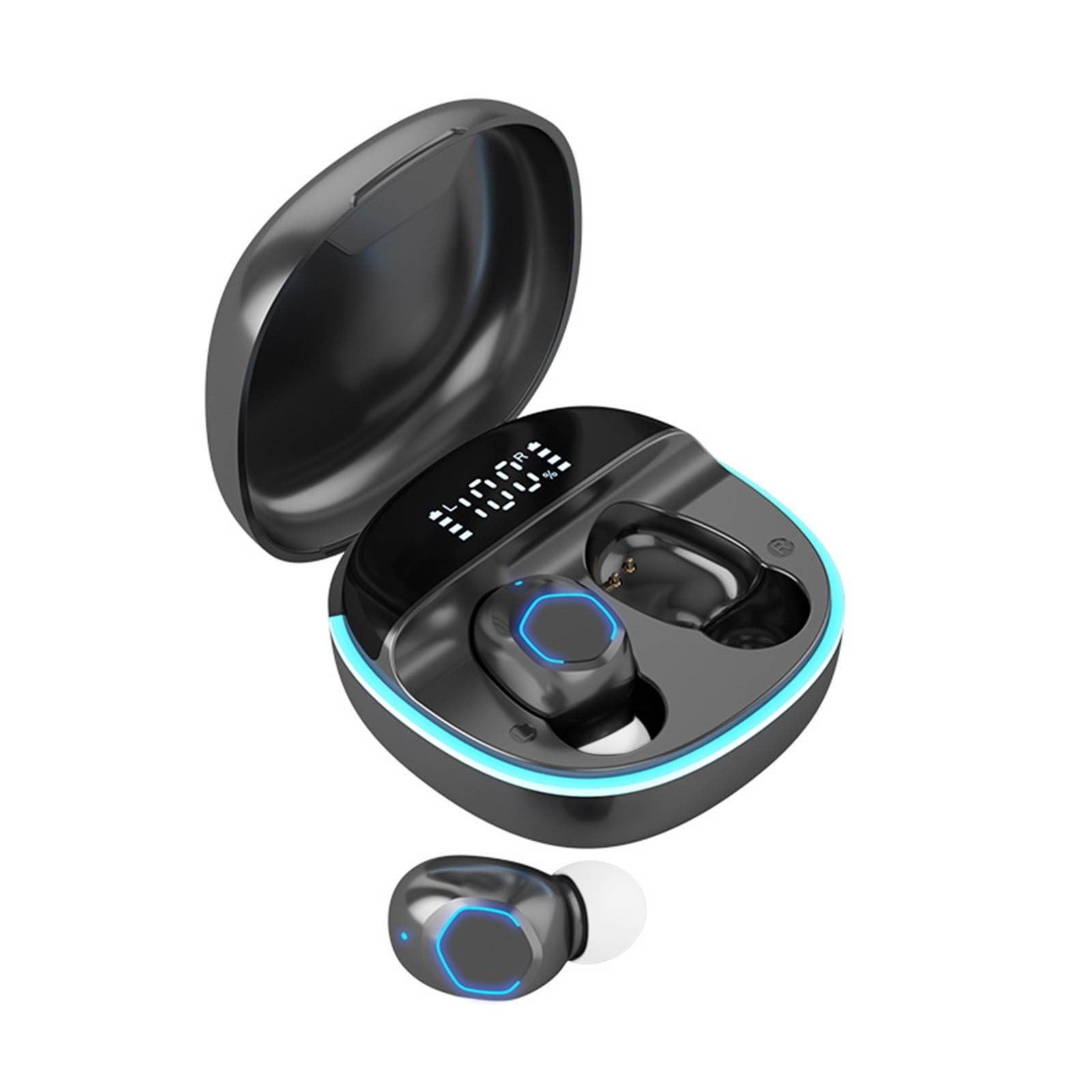 Qocolhg Wireless Earbuds For Small Ear Canals Micro Headphones Tiny ...