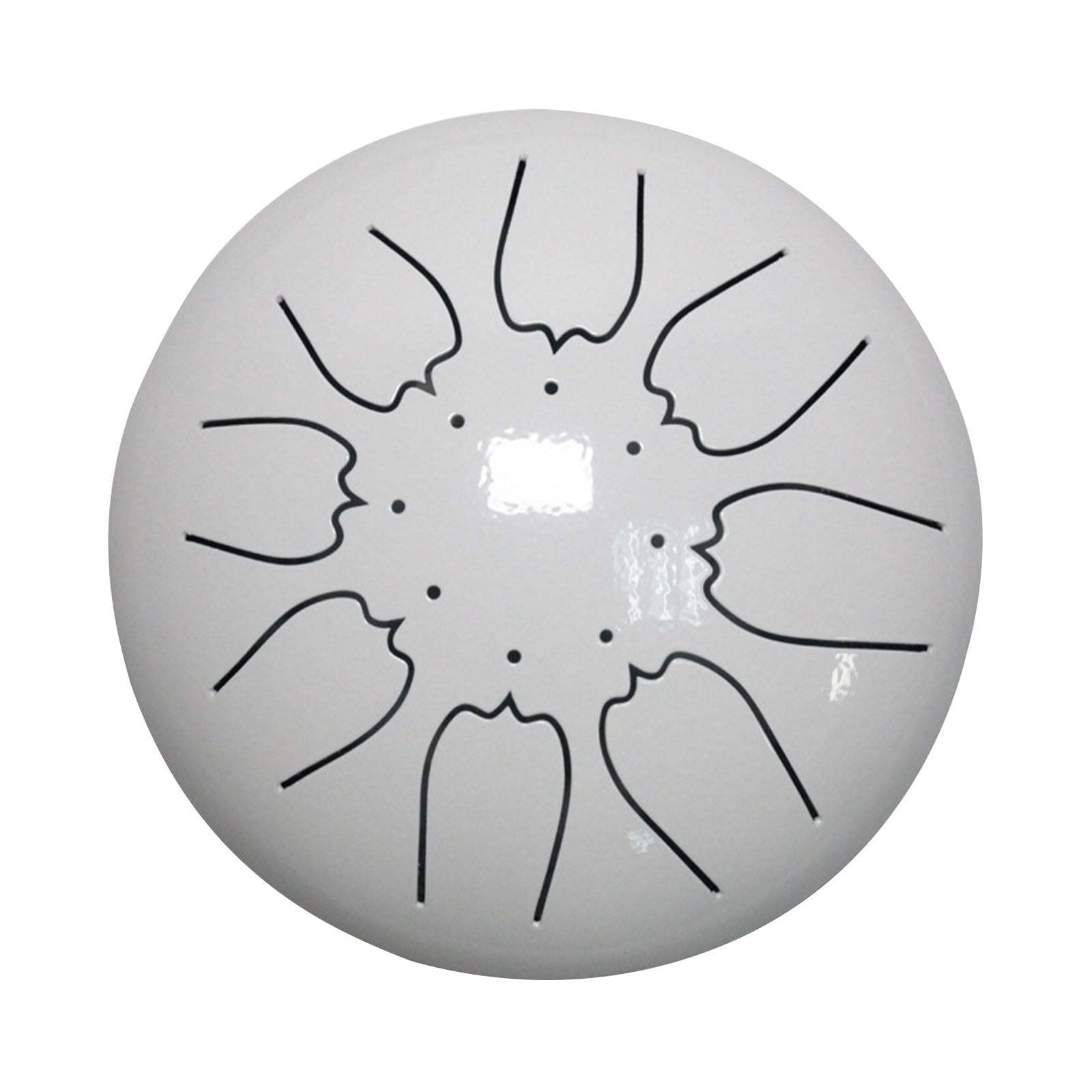 Qocolhg rain drum for outside, Steel Tongue Drum 6" Chakra Tank Drum ...