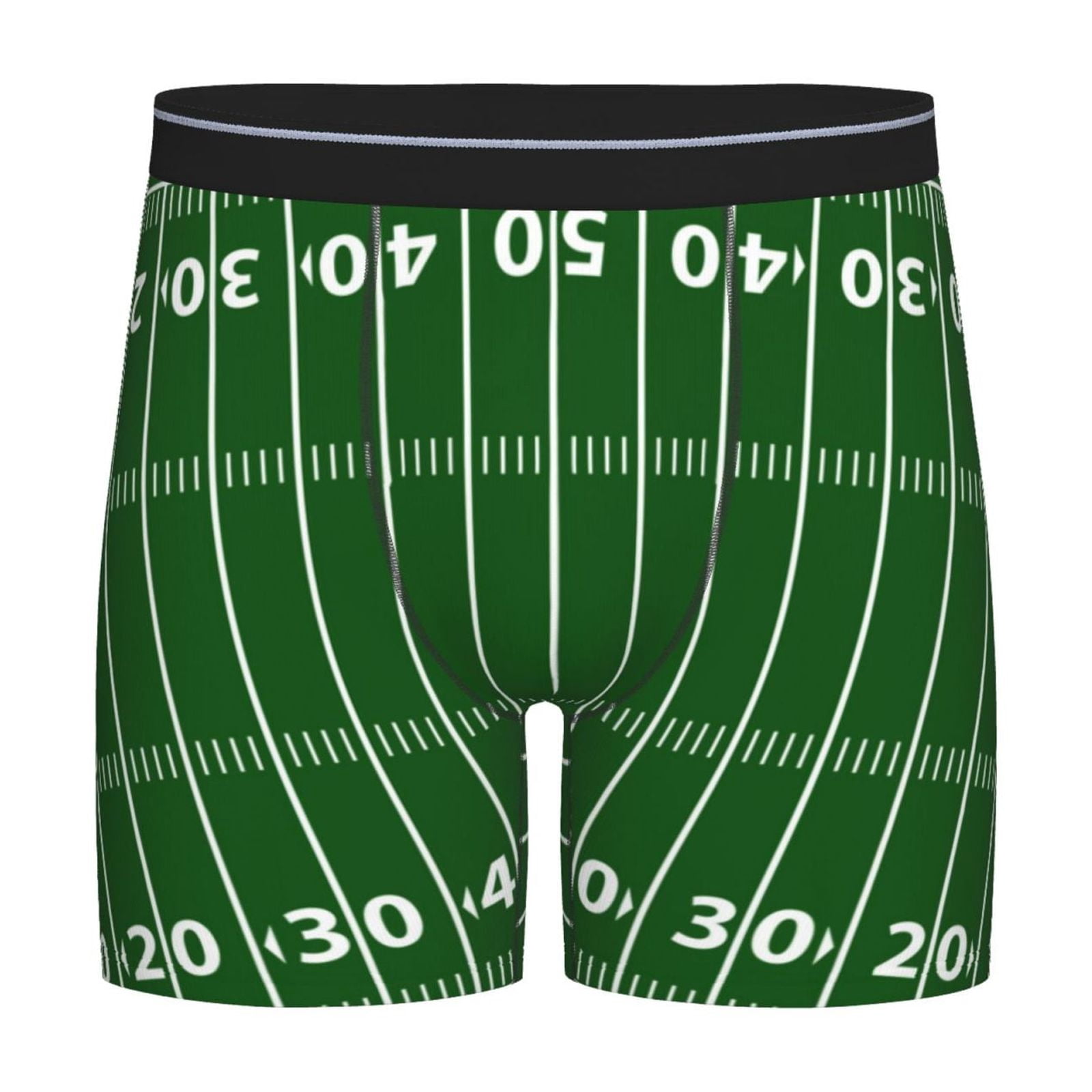 Qokaie American Football Field1 for Men's Cotton Briefs Underwear, Long ...