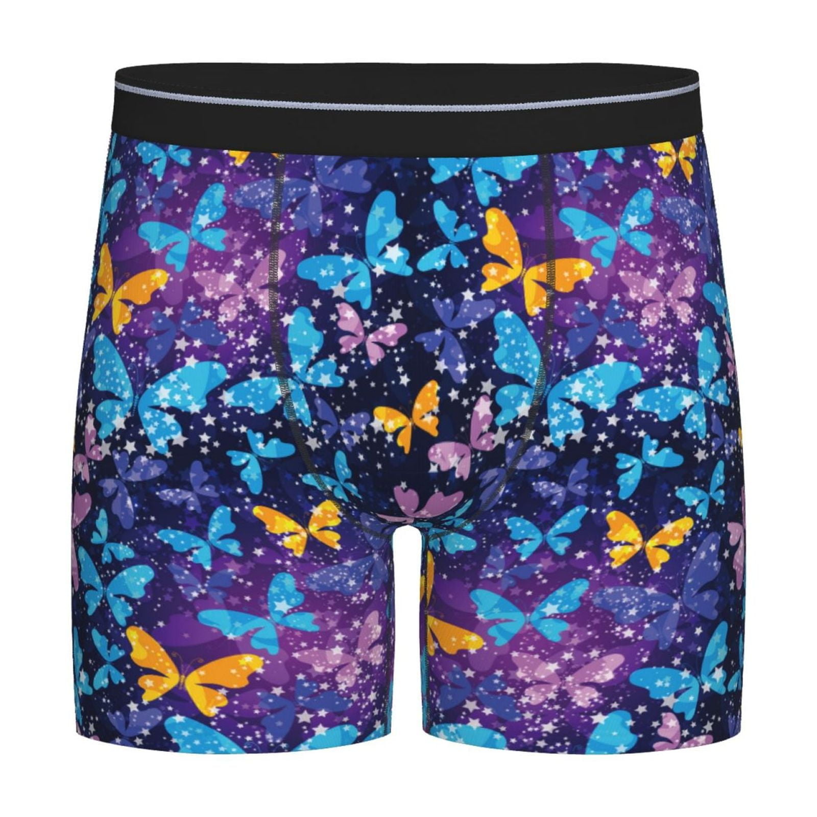 Qokaie Butterflies Of The Starry Sky for Men's Cotton Briefs Underwear ...