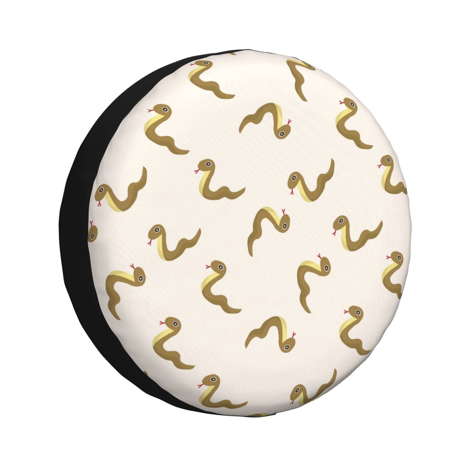 Qokaie Cartoon Snake Pattern Tire Cover, Waterproof Leather Wheel Cover ...