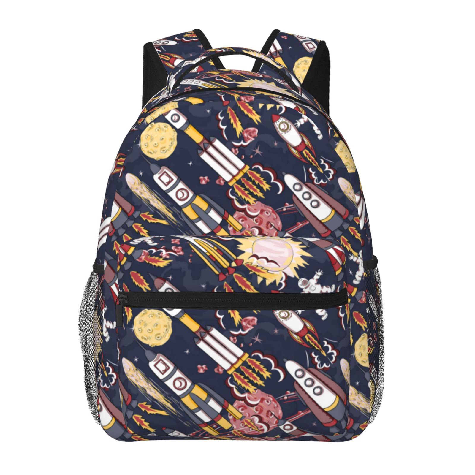 Qokaie Cartoon Space 1 Printed Lightweight Casual Bag, Ergonomic Straps ...