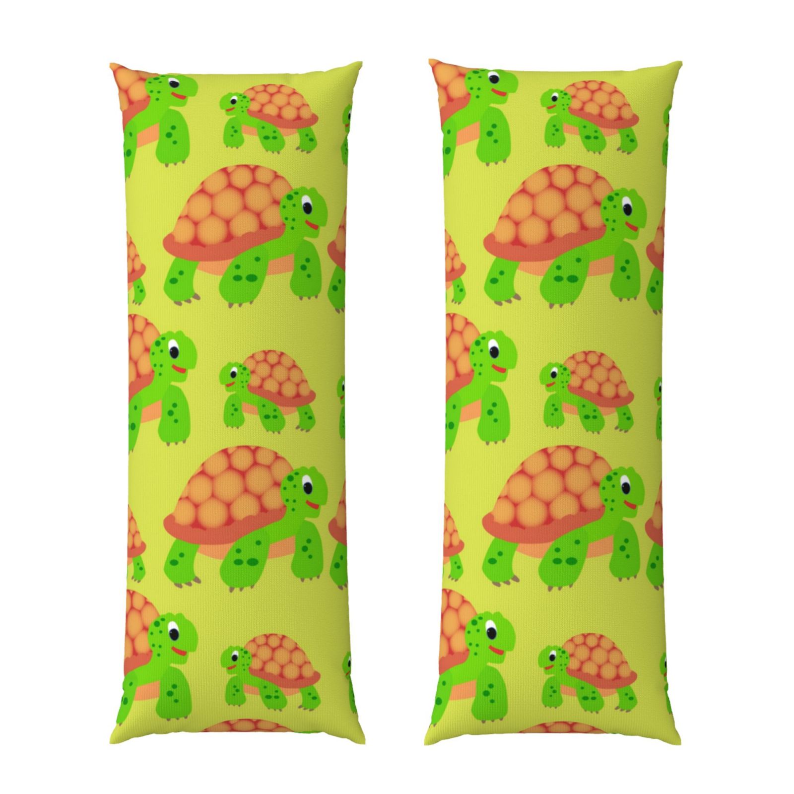 Qokaie Cartoon Turtles 1 Print Cotton Hypoallergenic Body Pillow ...