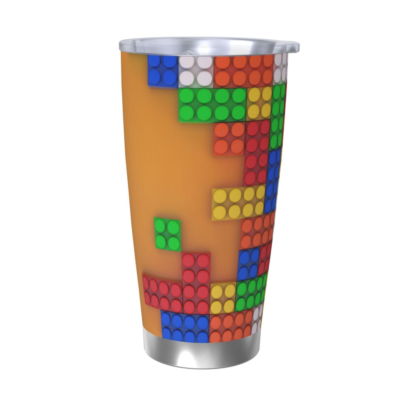Qokaie Colorful Building Blocks A Pattern 20 Oz Coffee Car Insulated ...
