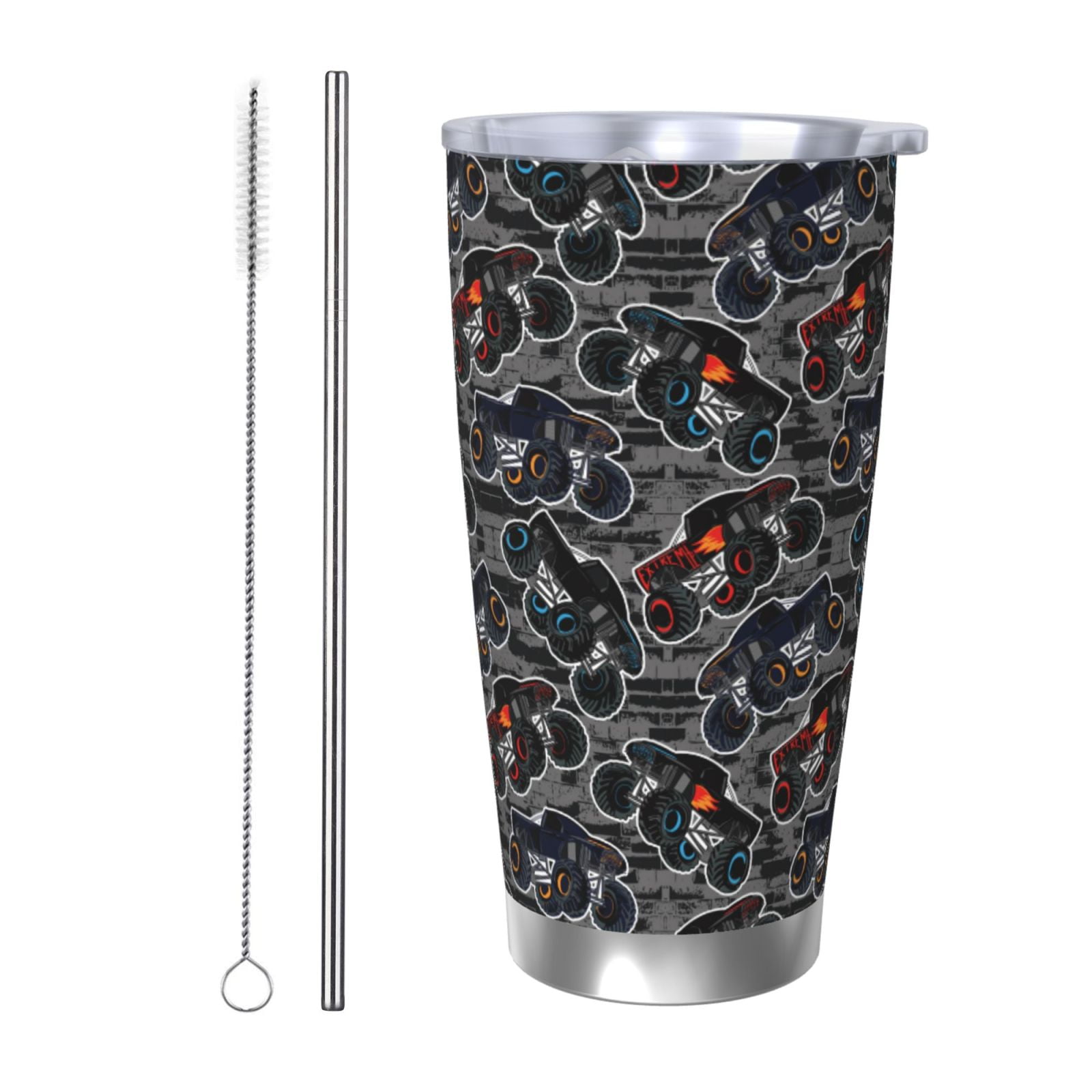 Qokaie Cool Off-Road Vehicle Pattern 20 Oz Coffee Car Insulated Coffee ...