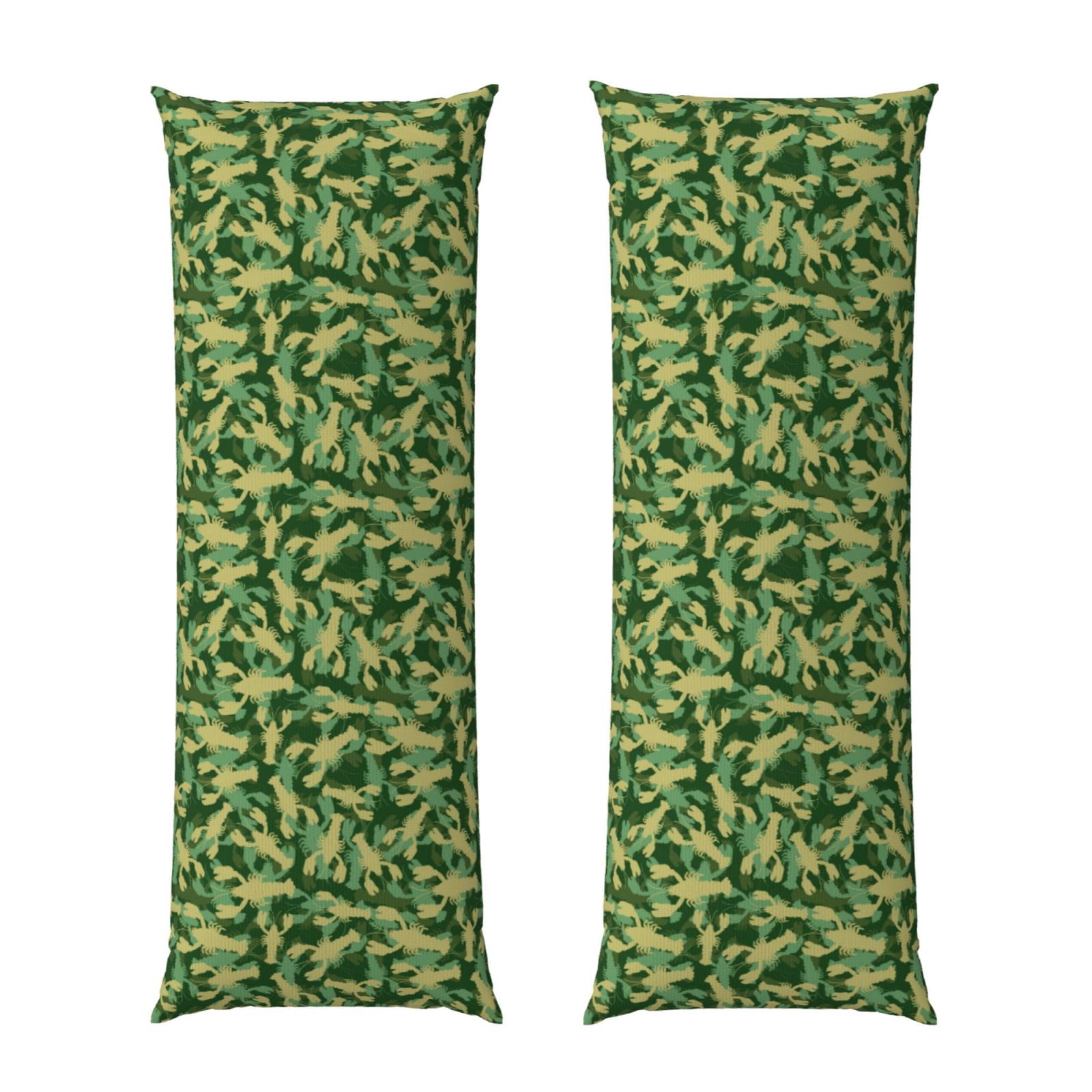 Qokaie Crayfish Army Print Cotton Hypoallergenic Body Pillow protectors ...