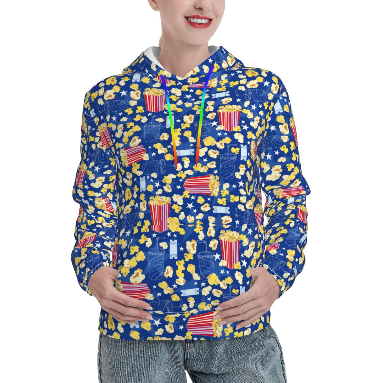 Haiem Cute Popcorn for Men's Fashion Hoodies & Sweatshirts with ...