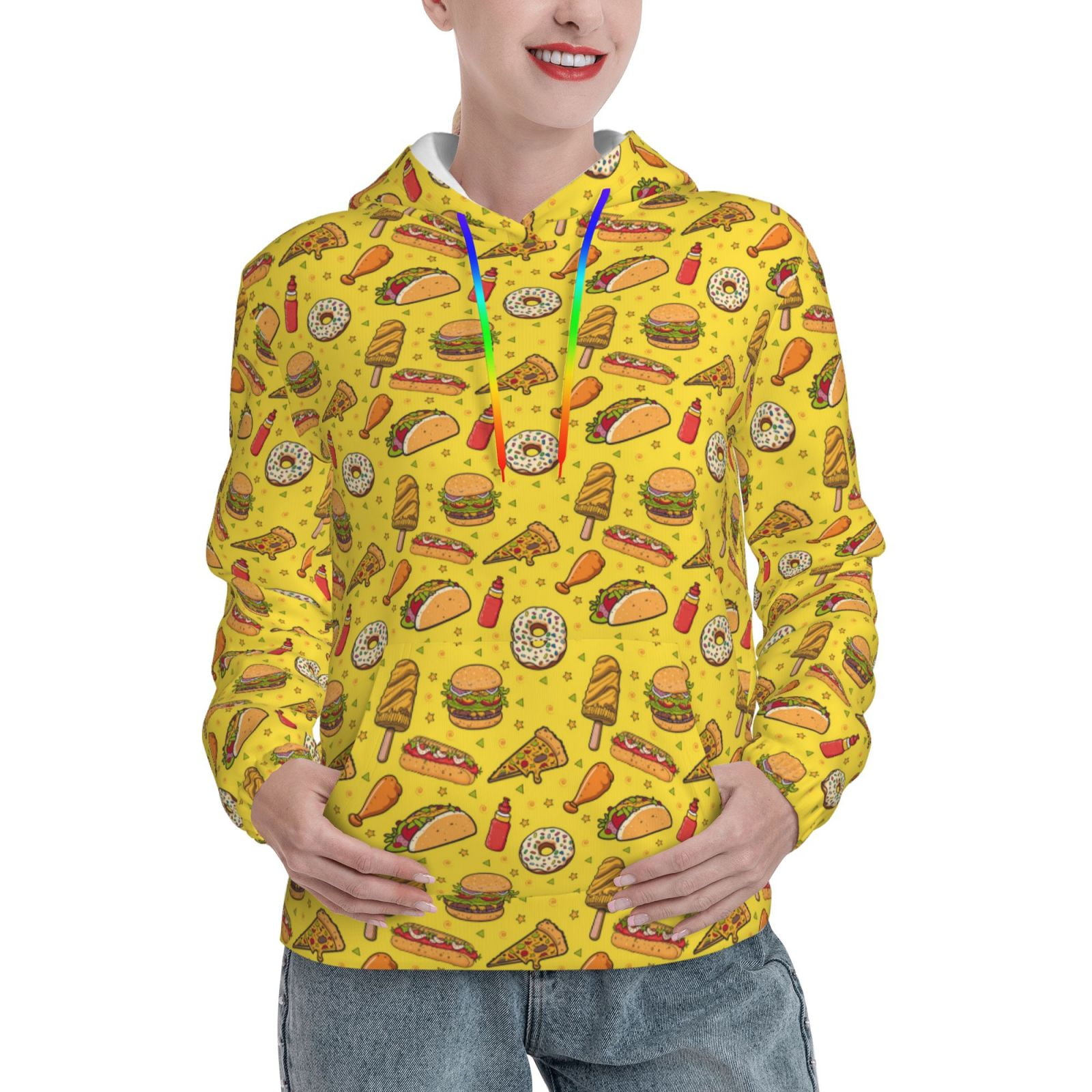 Haiem Fast Food 1 for Men's Fashion Hoodies & Sweatshirts with Kangaroo ...