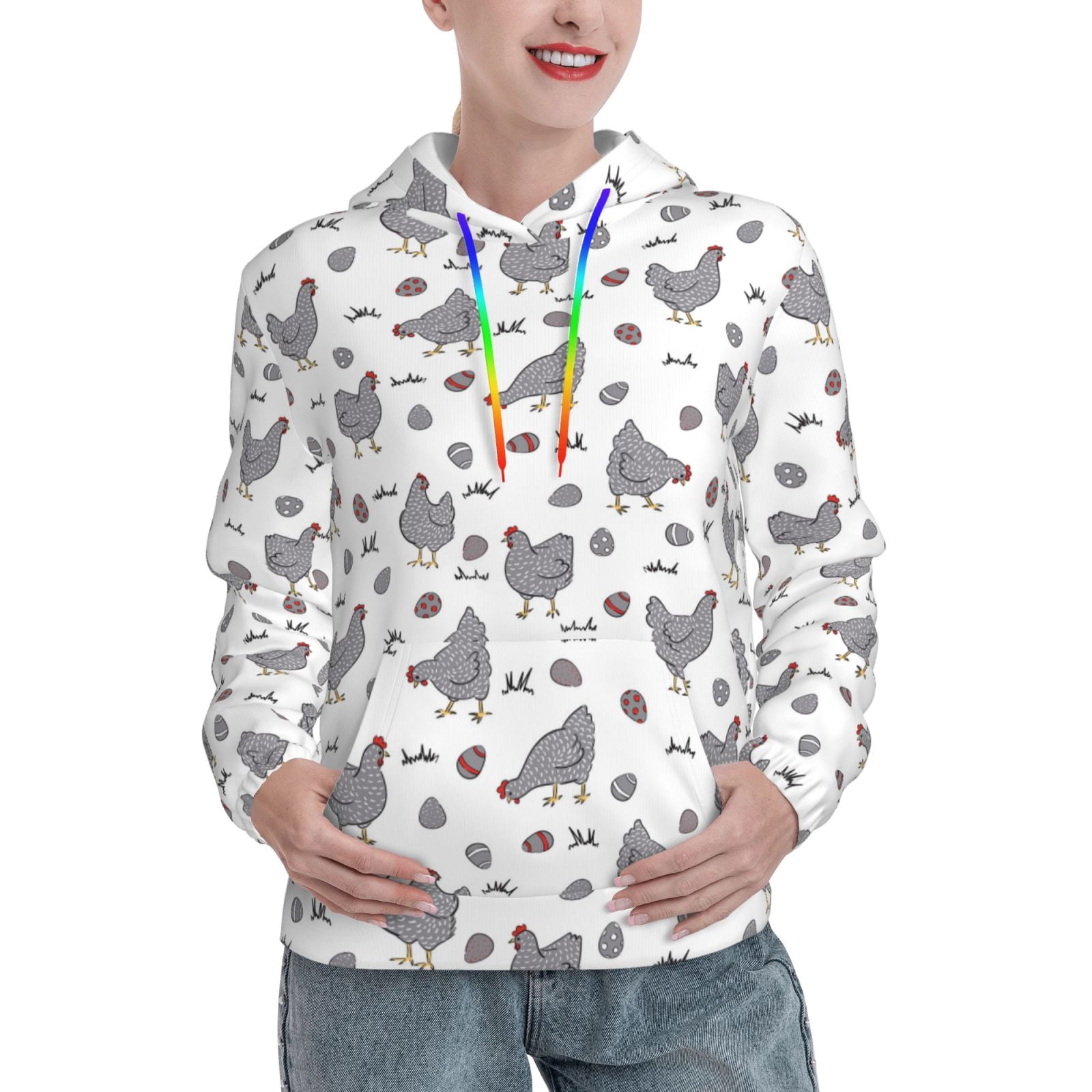 Haiem Funny Chicken for Men's Fashion Hoodies & Sweatshirts with ...