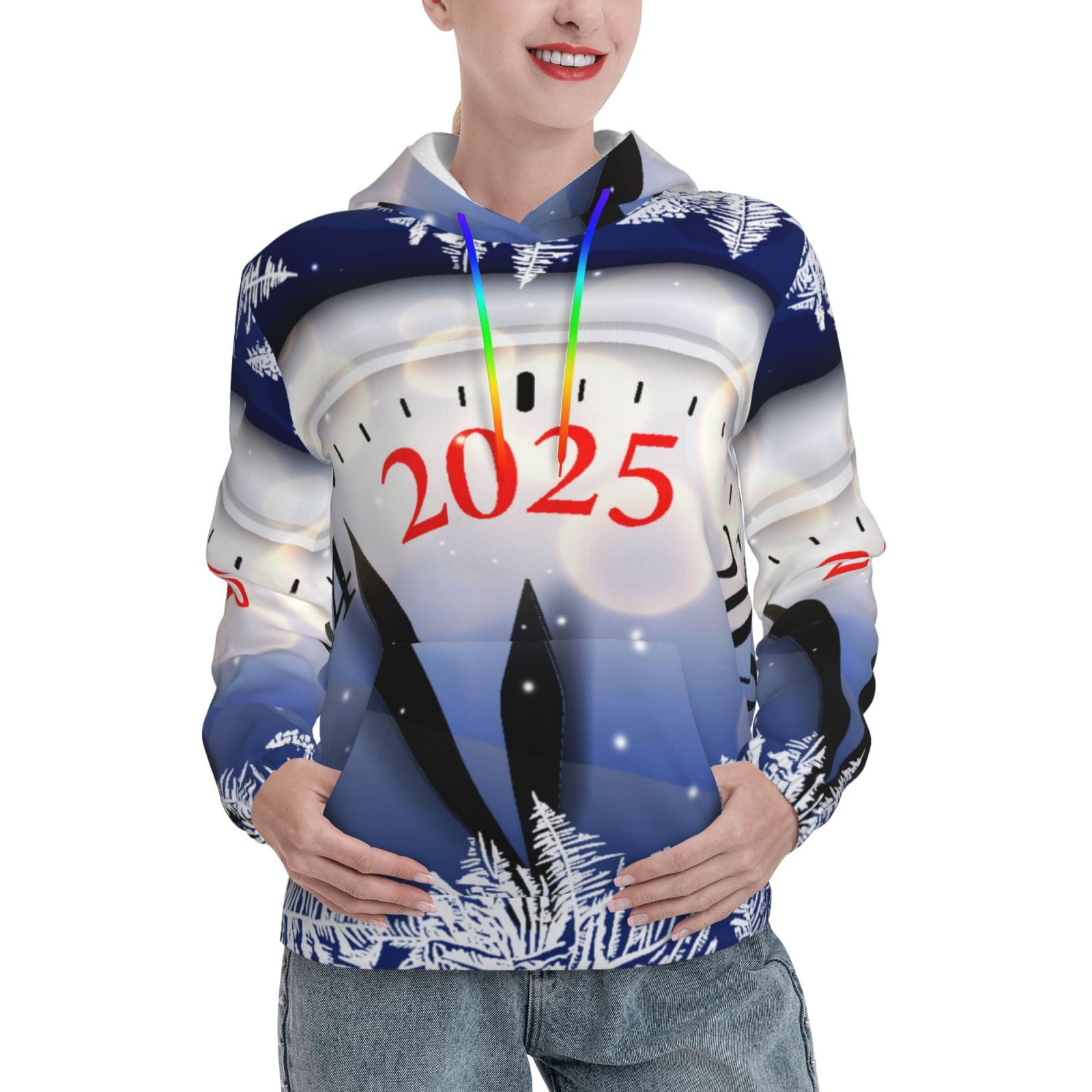 Haiem Gold Glitter Shining In Light With 2025 for Men's Fashion Hoodies ...