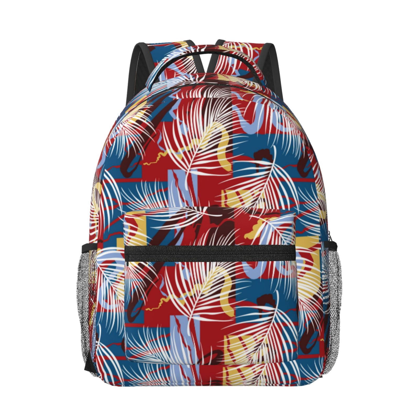 Qokaie Hawaiian Style Style School Backpack Travel Bag for Men & Women ...