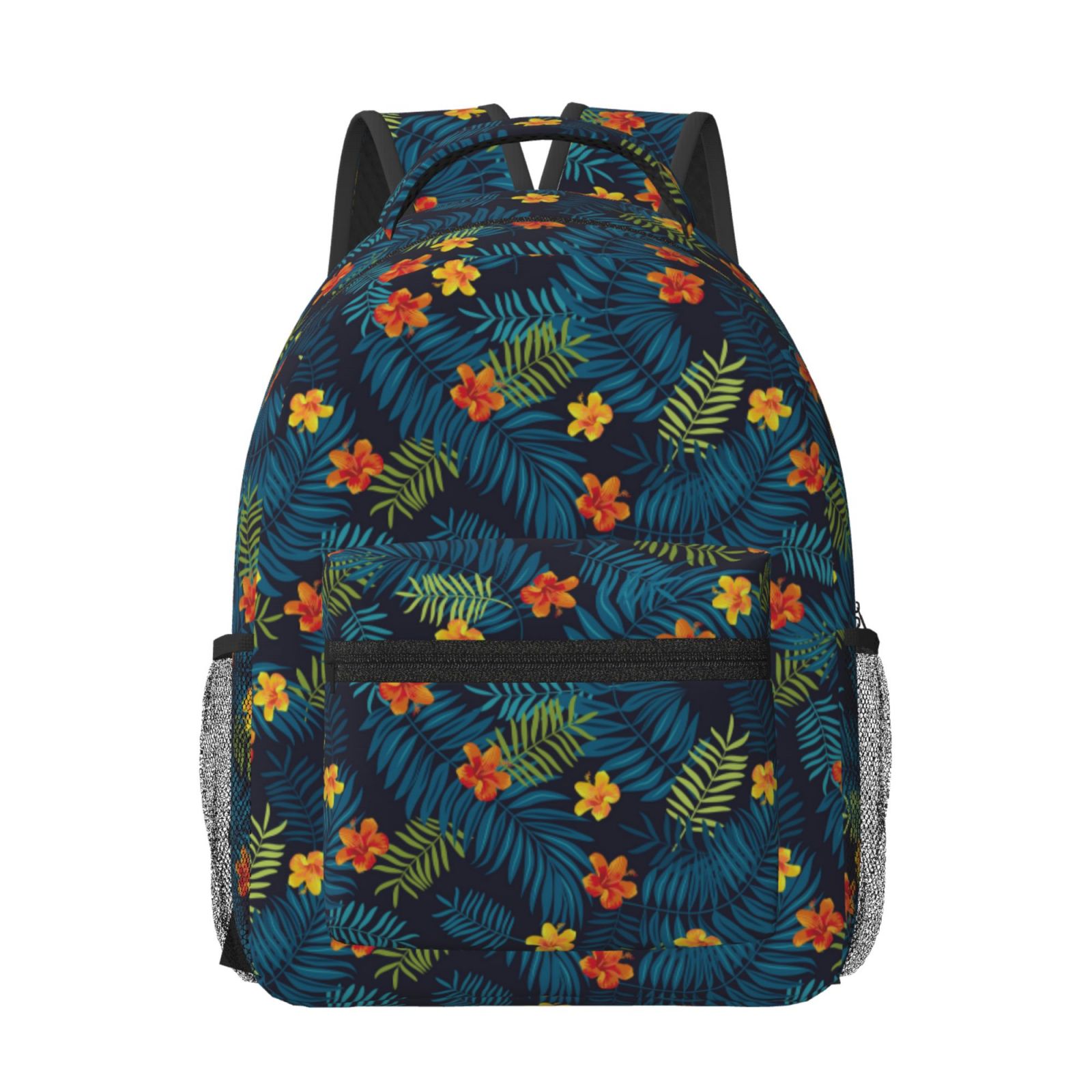 Qokaie Hawaiian Style Style School Backpack Travel Bag for Men & Women ...
