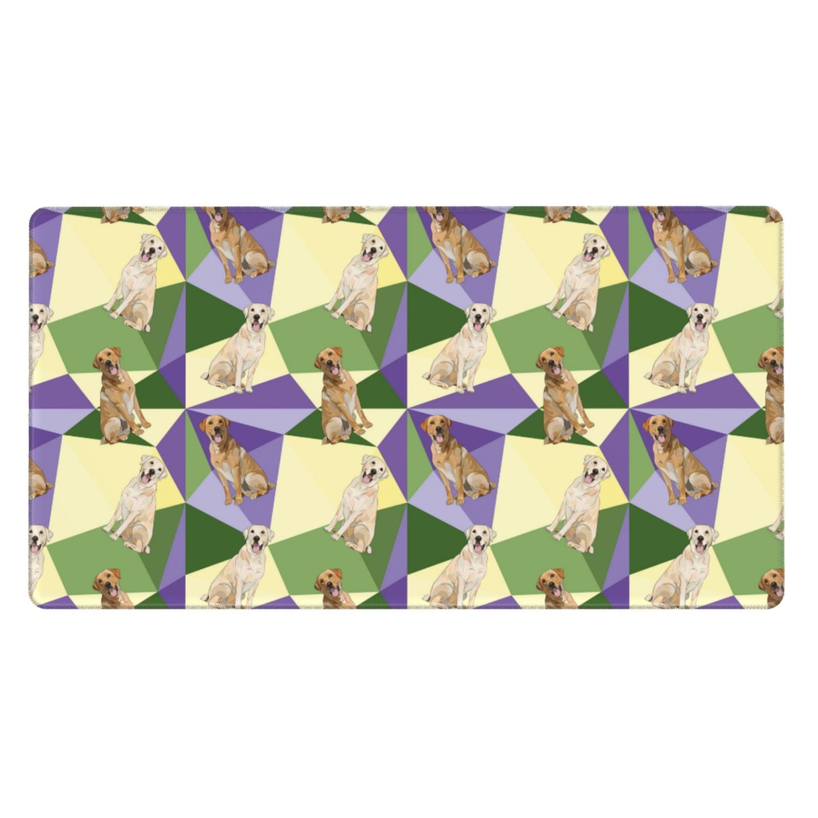 Qokaie Labrador Retriever Dog Print Large Mouse Pad,Extended Mat Desk ...