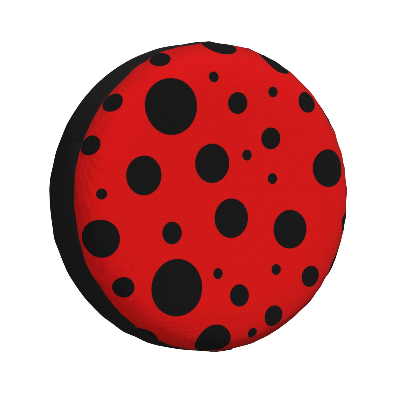 Qokaie Ladybug Pattern Pattern Tire Cover, Waterproof Leather Wheel ...
