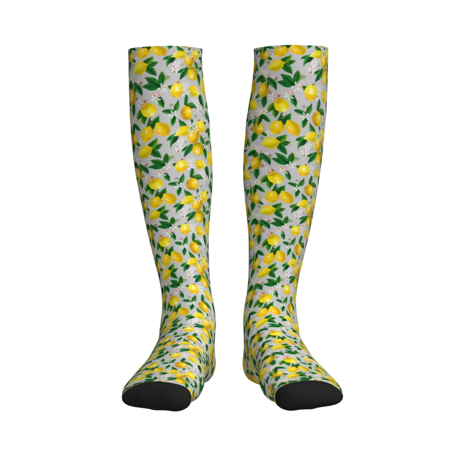 Qokaie Lemon1 Drawing Sports Compression Socks - Comfortable ...