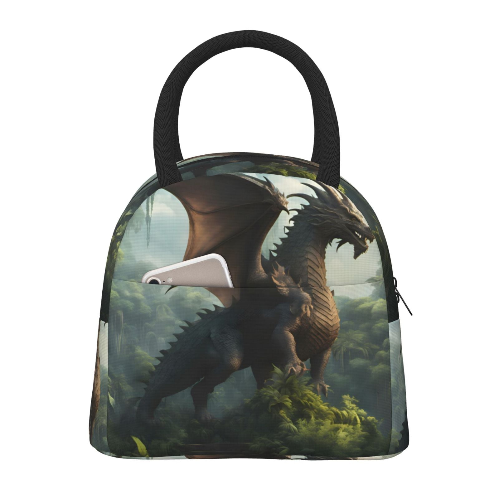 Qokaie Lunch Bag , Insulated Lunch Box, Small Leakproof Cooler Food ...