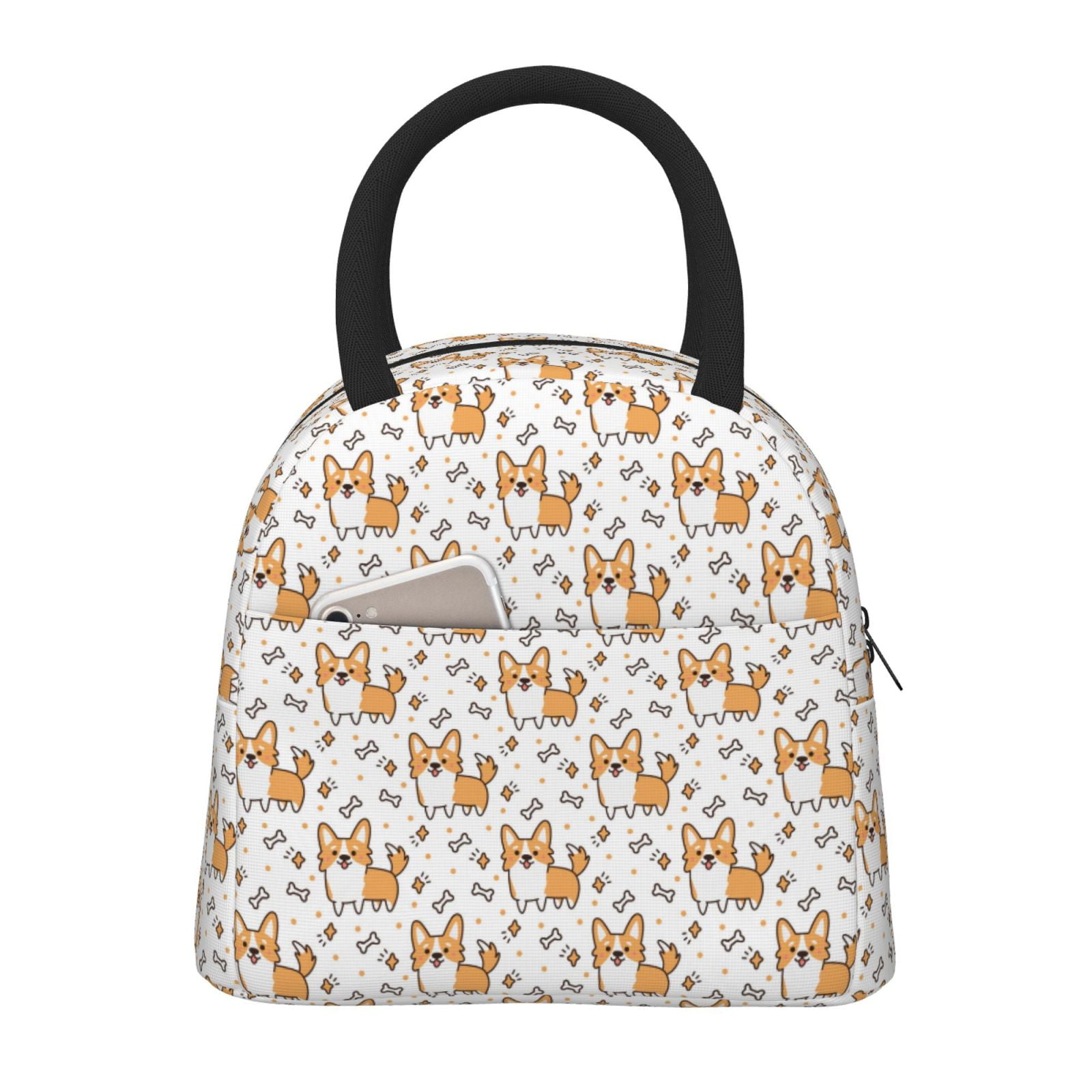 Qokaie Lunch Bag , Insulated Lunch Box, Small Leakproof Cooler Food ...