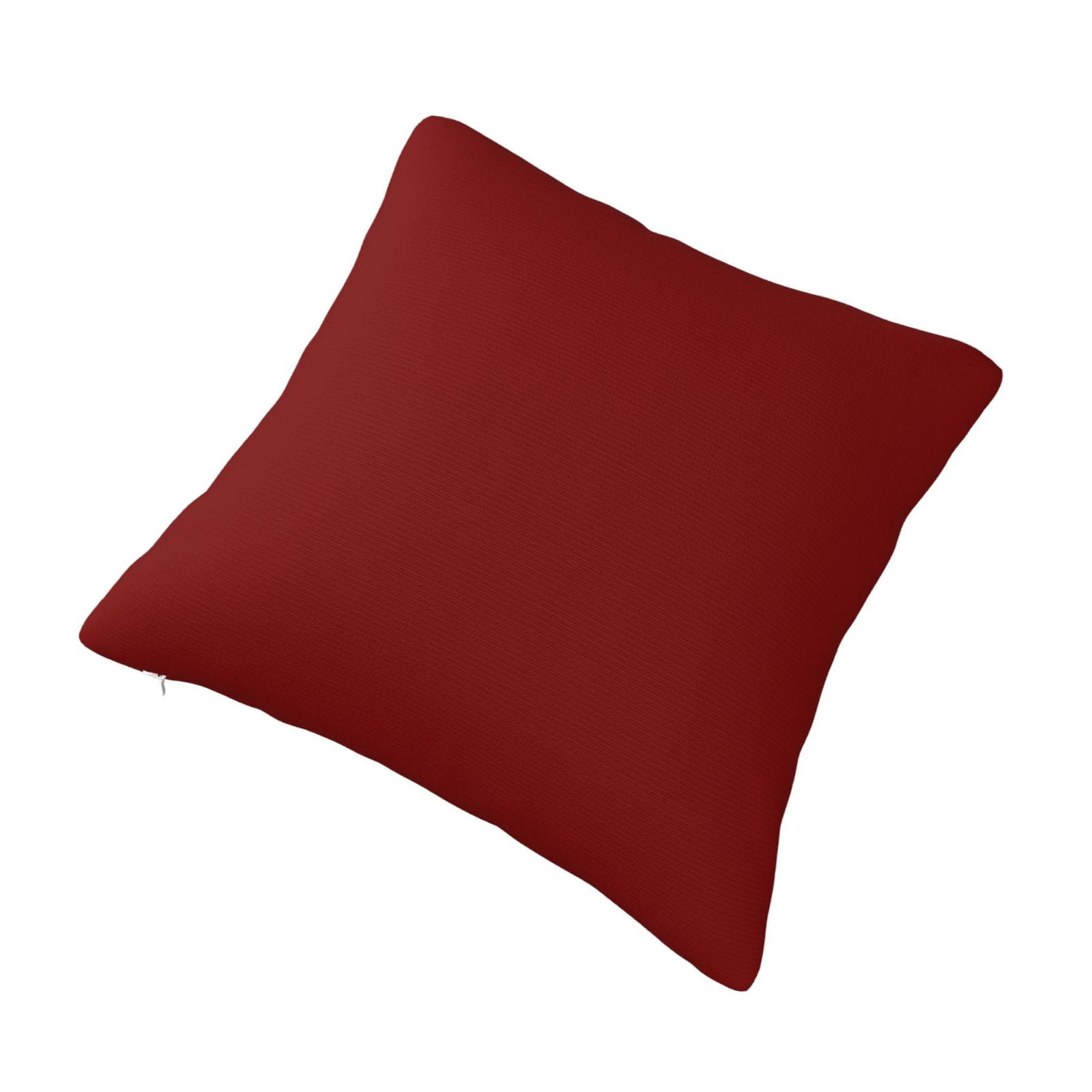 Qokaie Maroon Print Throw Pillows Cover, Decorative Throw Pillows for ...
