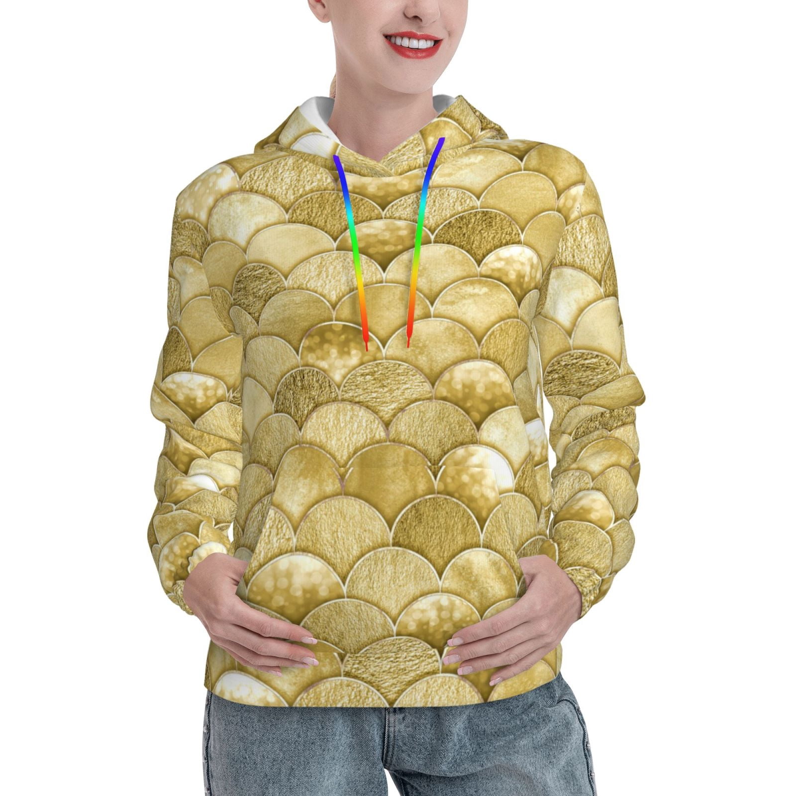 Haiem Mermaid Fish Scale for Men's Fashion Hoodies & Sweatshirts with ...