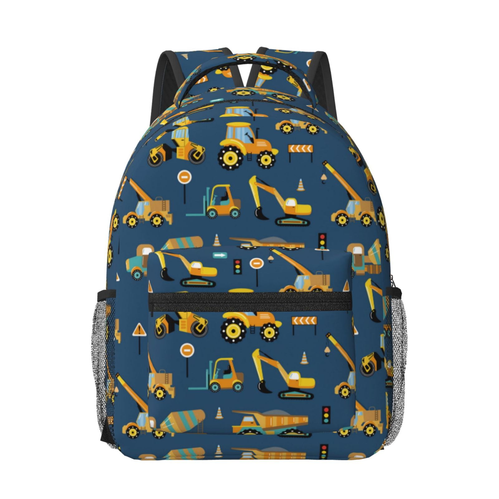 Qokaie Modern Excavator Style School Backpack Travel Bag for Men ...