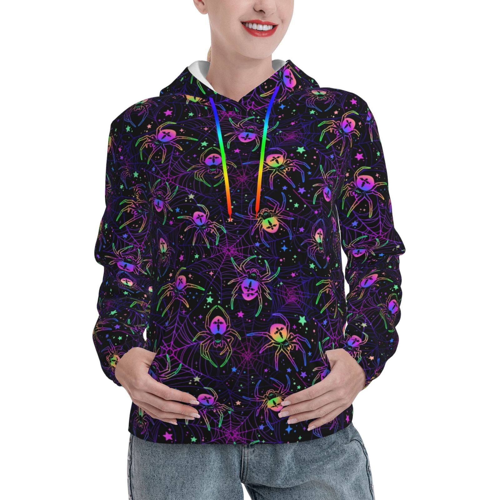 Haiem Multi-colored Spiders for Men's Fashion Hoodies & Sweatshirts ...