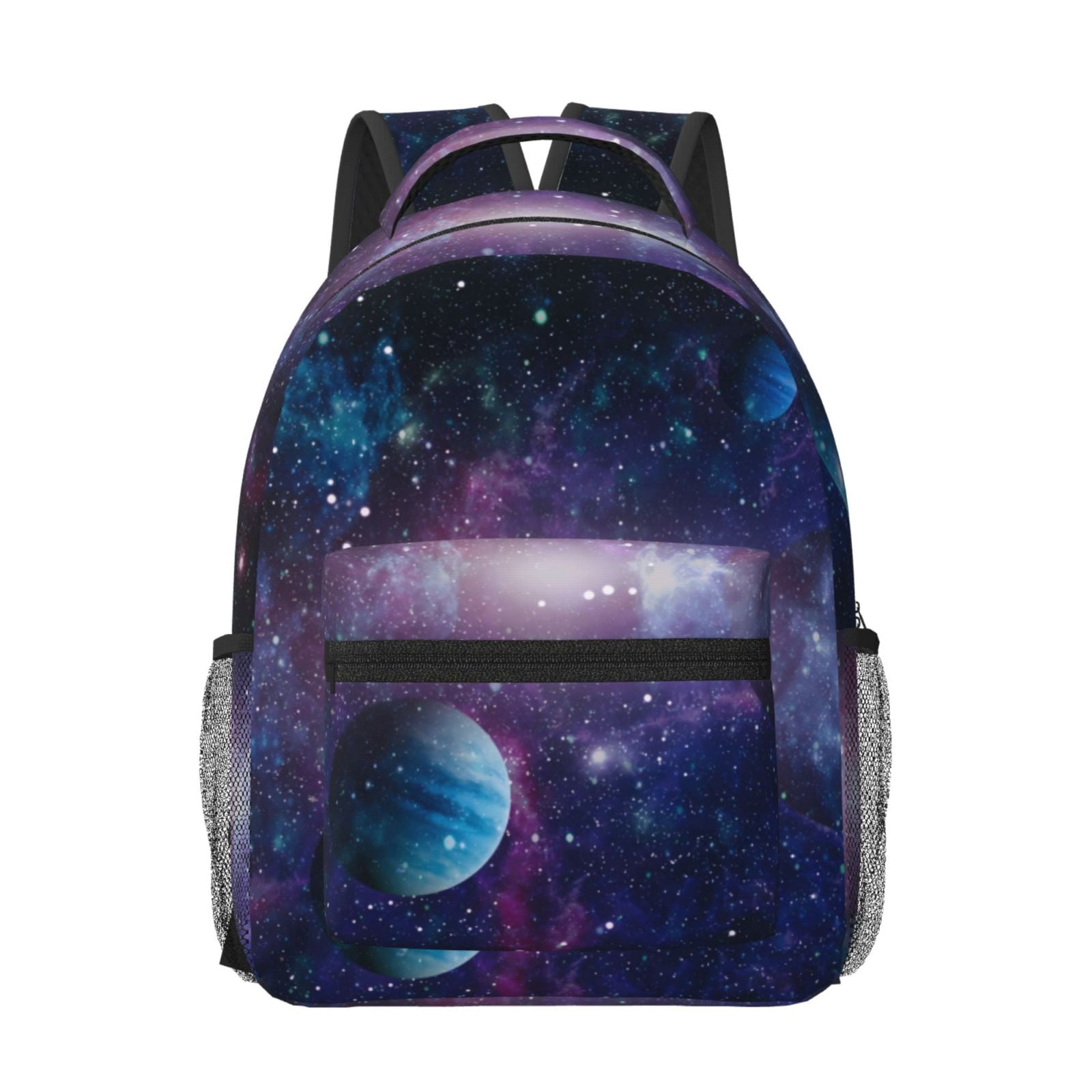 Qokaie Planets Stars And Galaxies1 Style School Backpack Travel Bag for ...