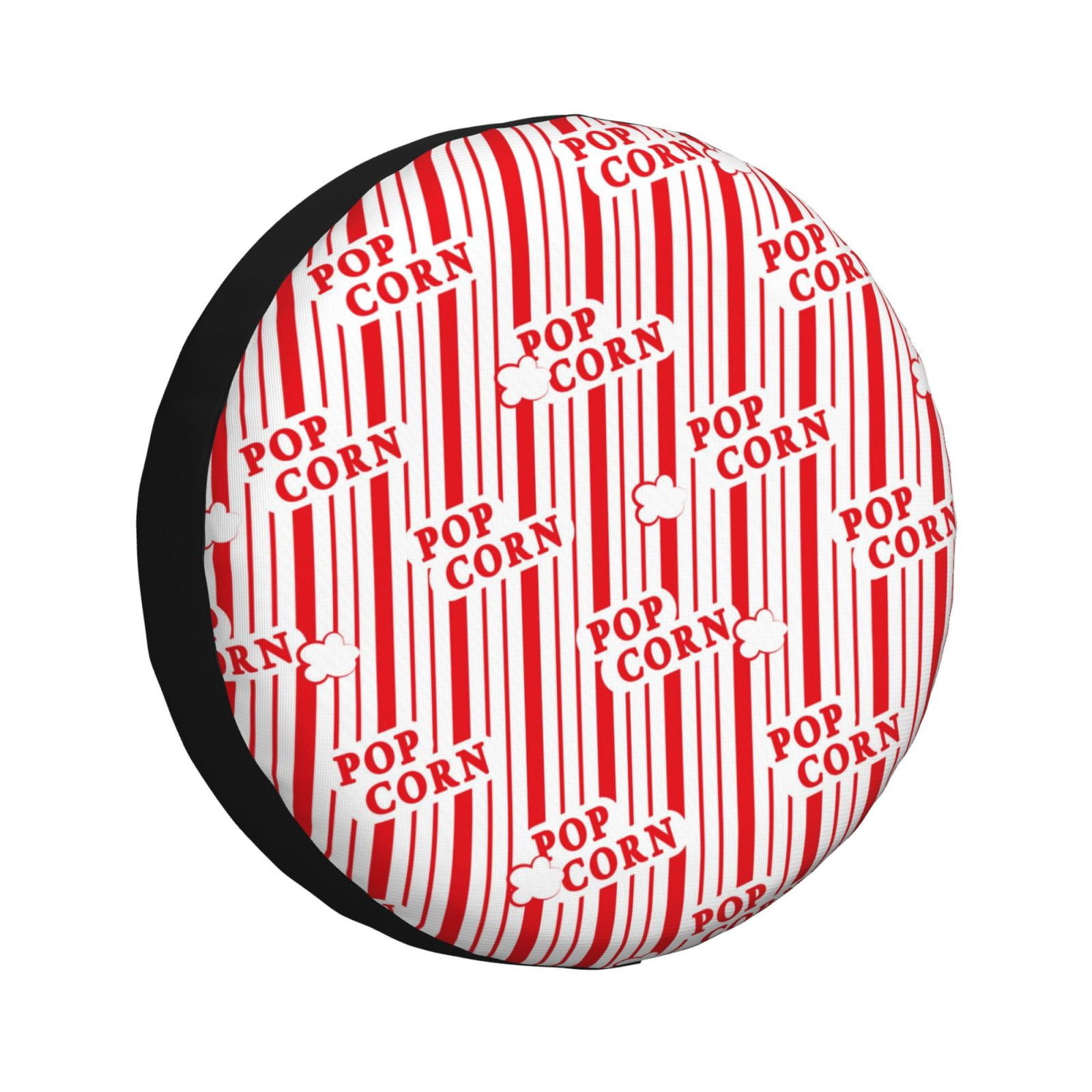 Qokaie Popcorn 1 Pattern Tire Cover, Waterproof Leather Wheel Cover ...