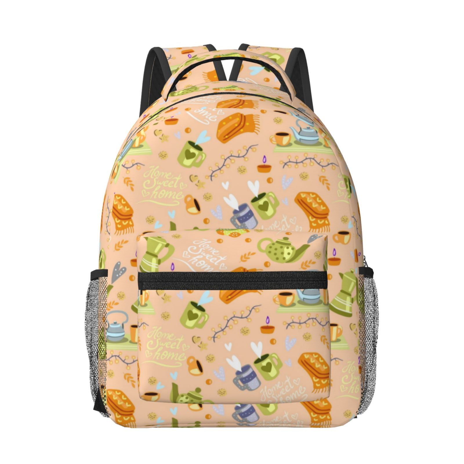Qokaie Scandinavian Style Hygge Style School Backpack Travel Bag for ...