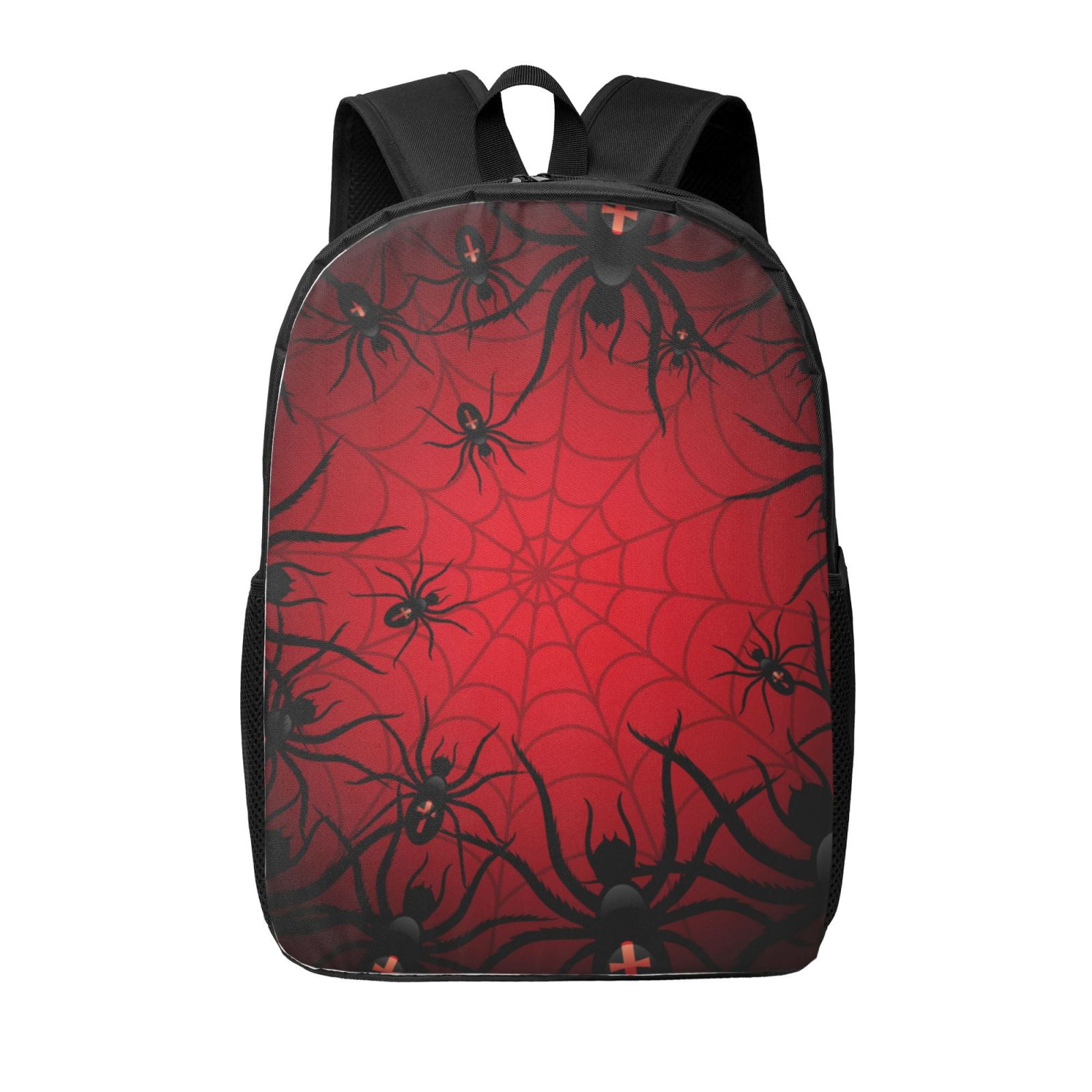 Qokaie Spiders On The Web And Space Printed Durable 17in Student ...