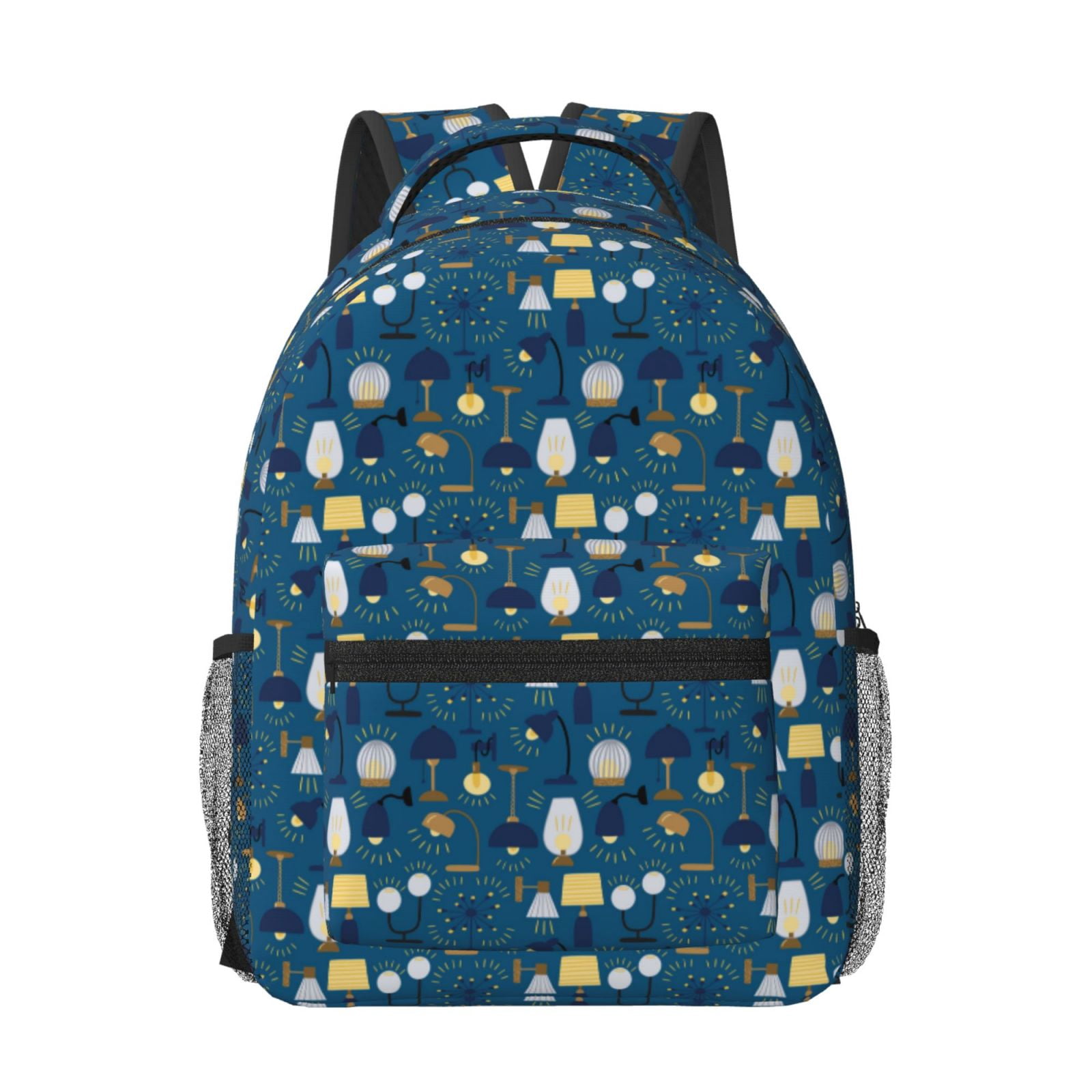 Qokaie Various Lights Style School Backpack Travel Bag for Men & Women ...