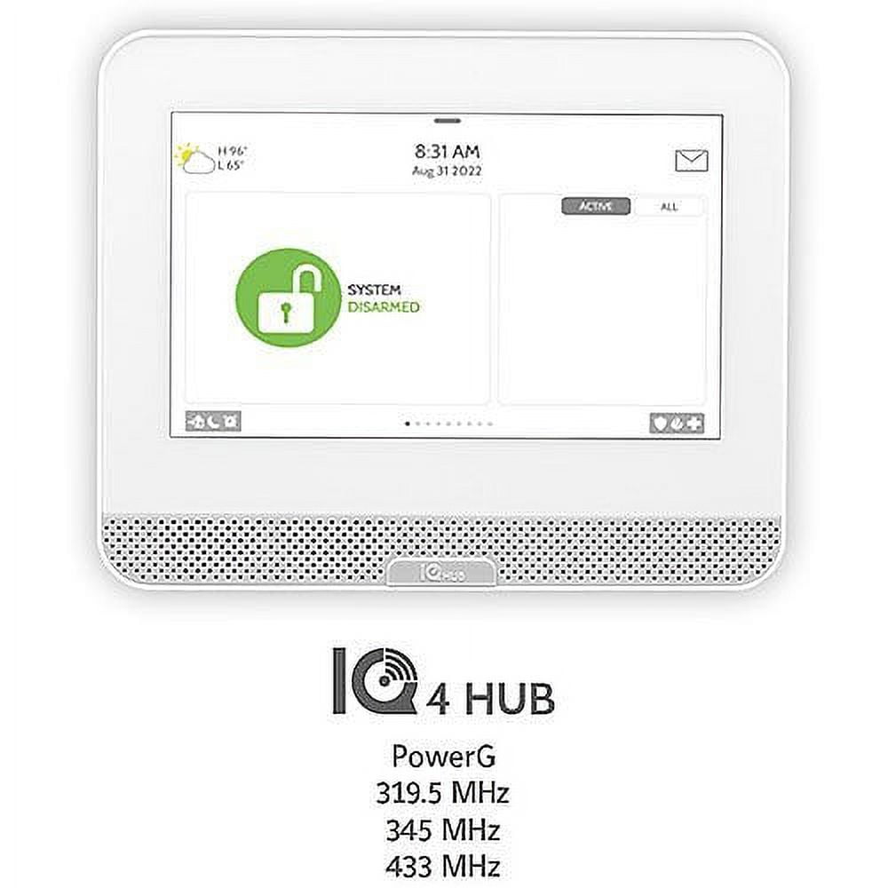 Qolsys IQPH054 Verizon IQ4 Hub PowerG, Whole Home Hub with 7 ...