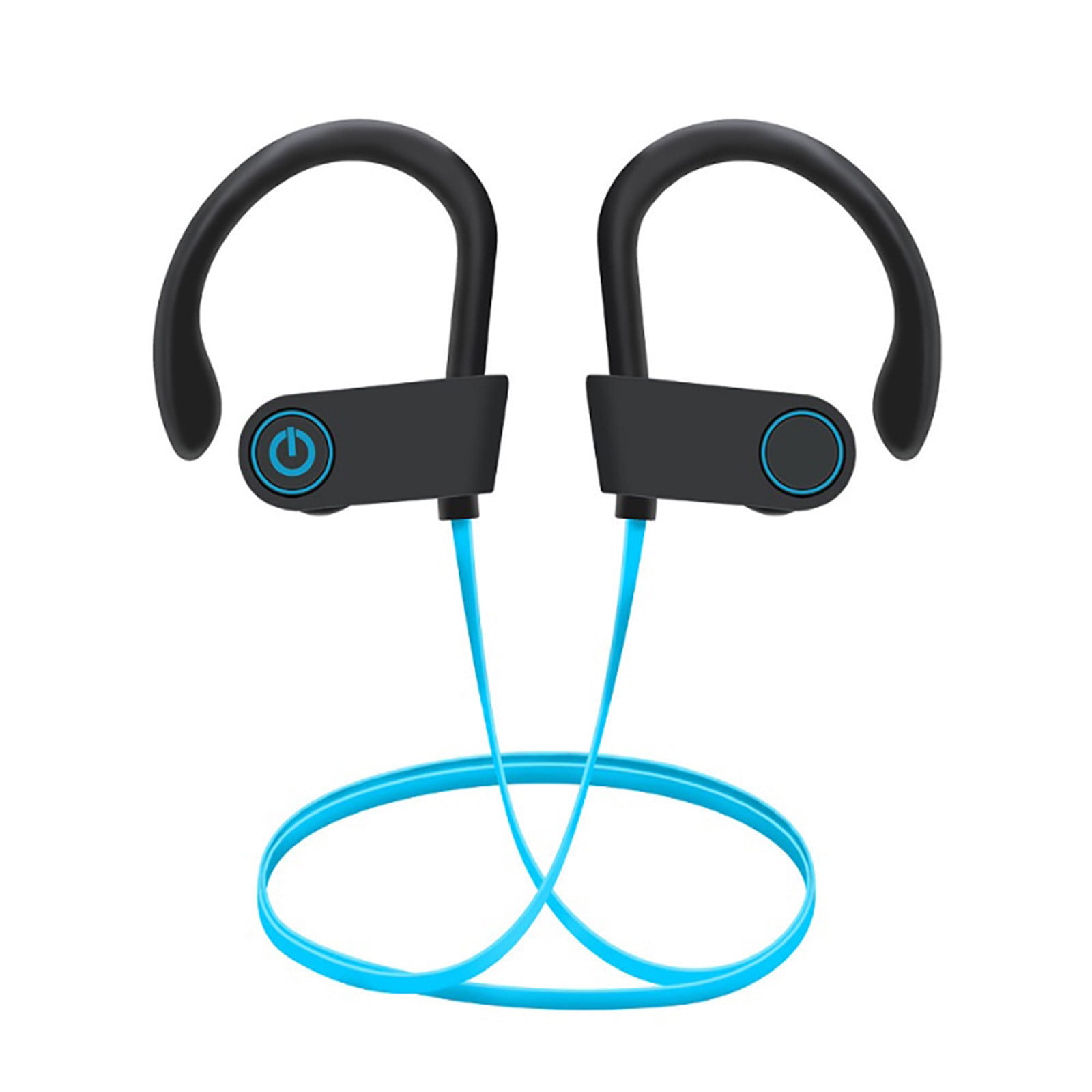 Qonioi Bluetooth 5.3 Sports Ear-Hook Headset Stereo Earphones, 10-Hour Playtime IPX7 Waterproof ...