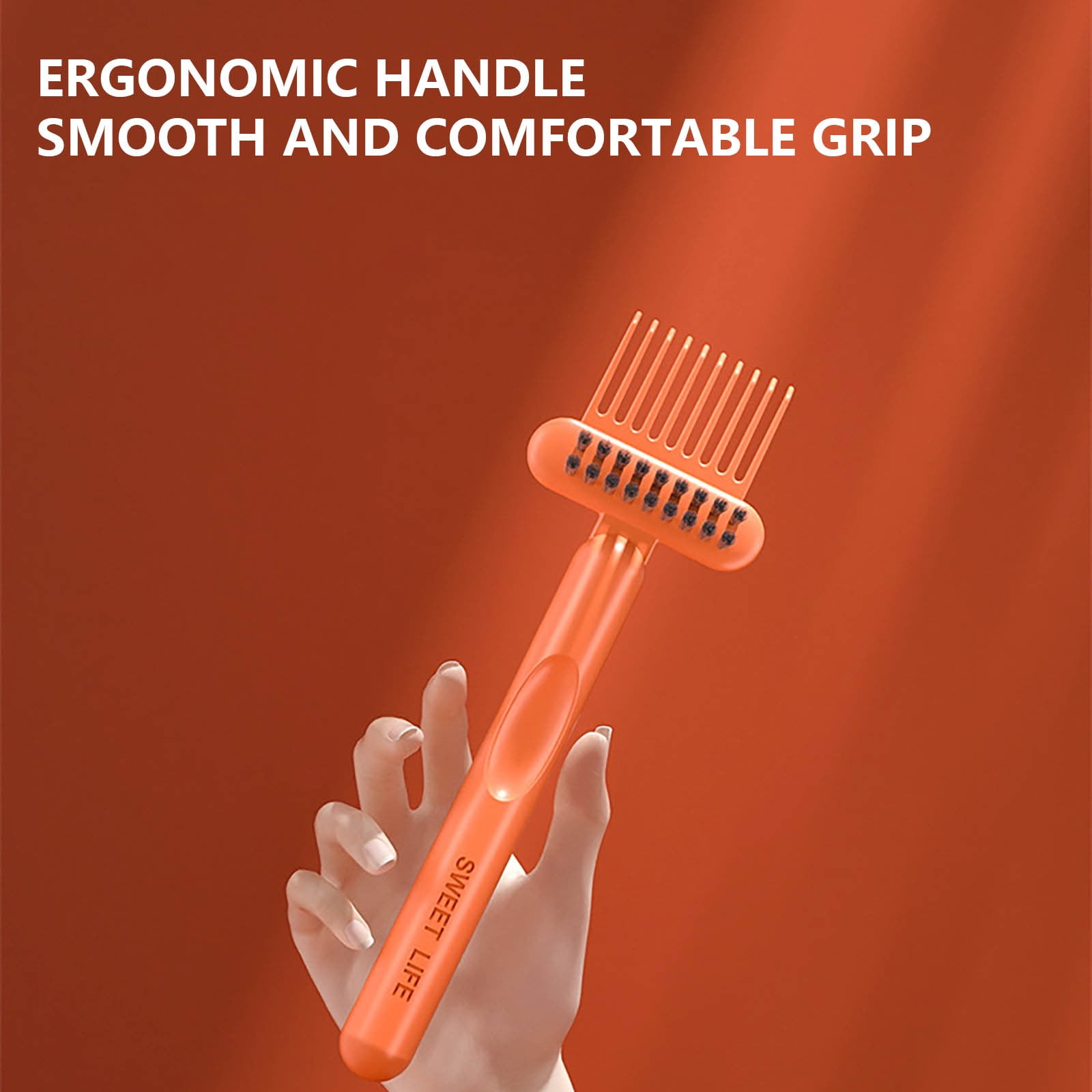 Qonioi Comb Cleaning Brush, Hairbrush Cleaner Tool with Hollow Bag ...