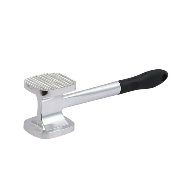 Qonioi Double Sided Meat Tenderizer Tool, Aluminum Alloy Steak and Beef ...