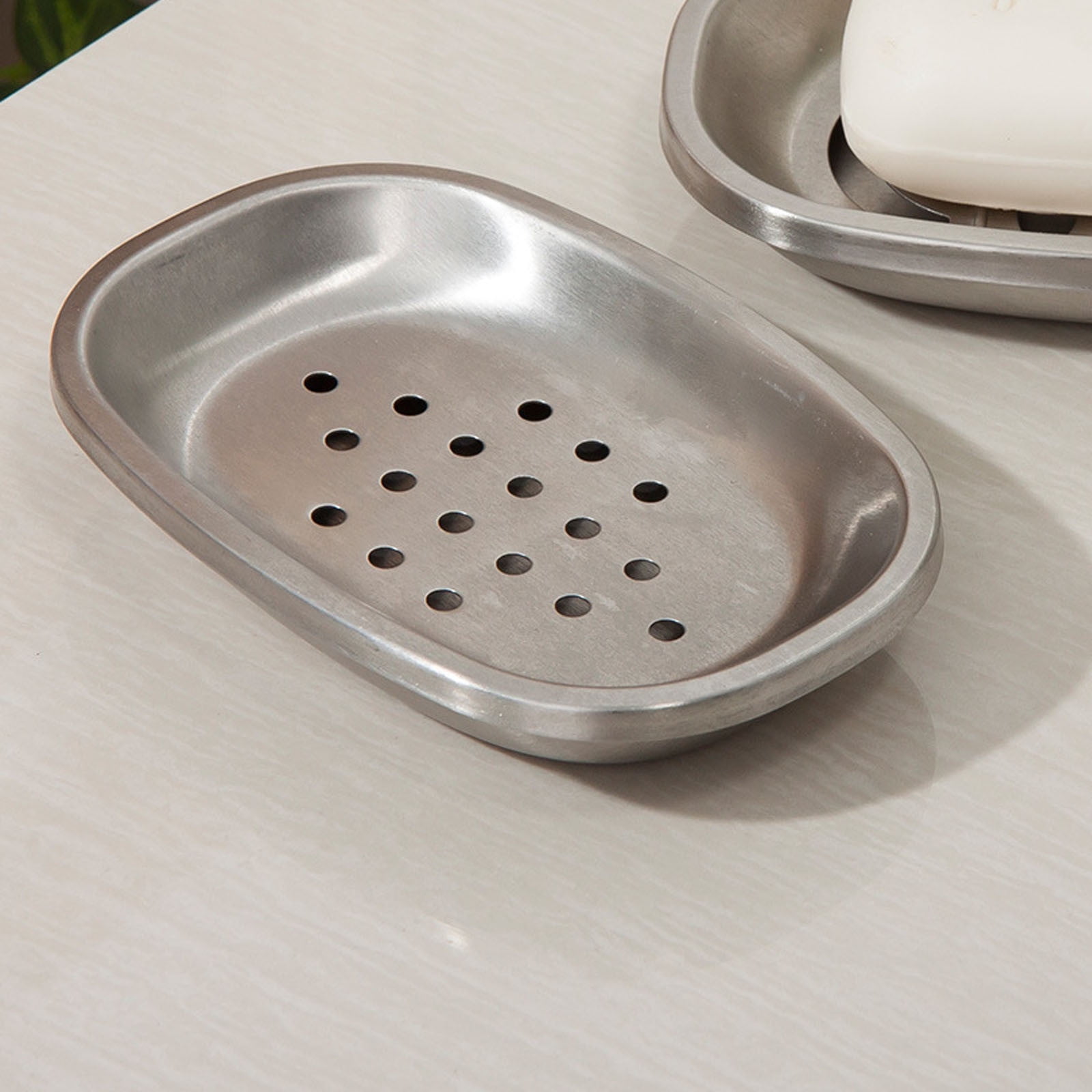 Qonioi Metal Soap Dish, Detachable Soap Holder for Bathroom, Bar Soap ...