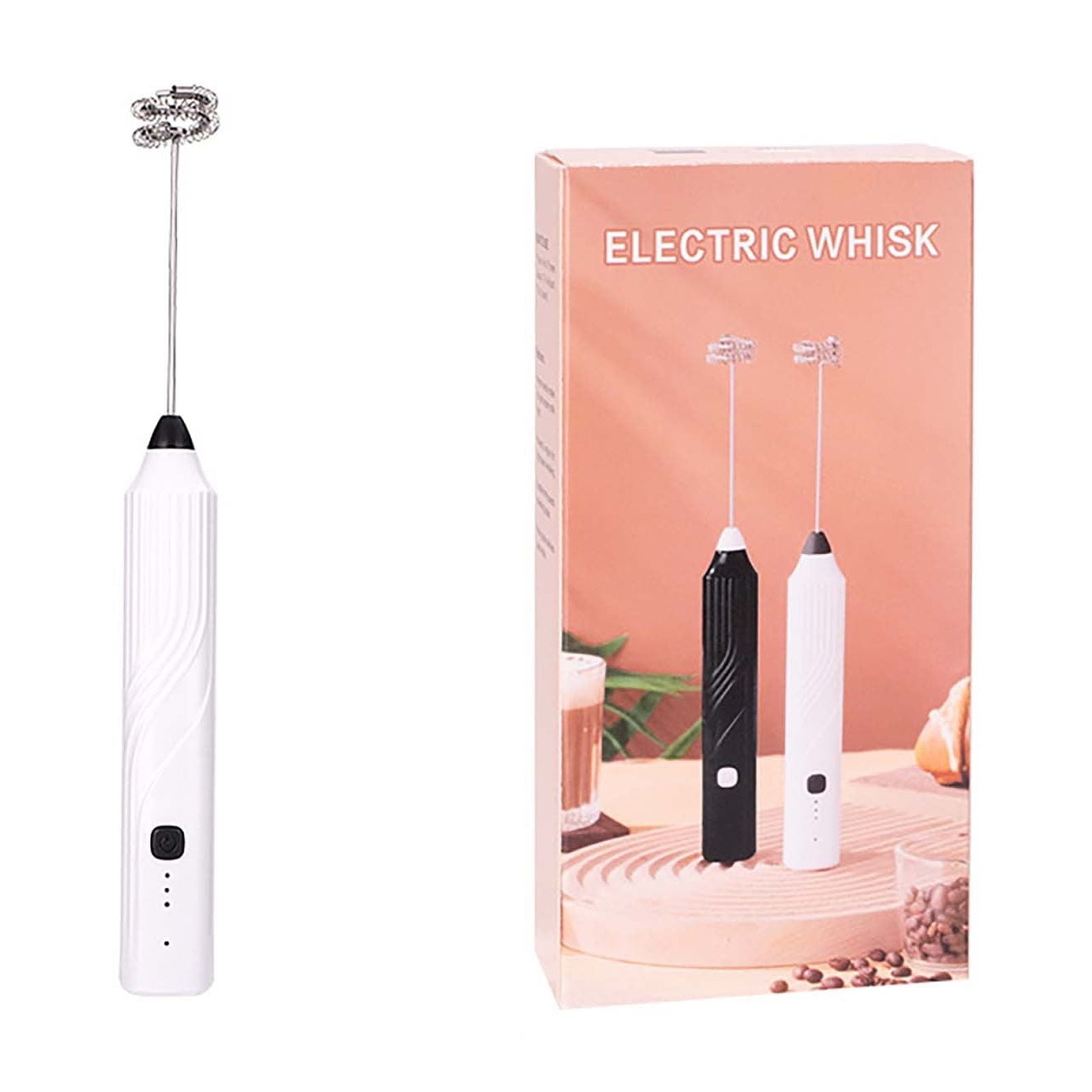 Qonioi Milk Coffee Stirrer, Powerful Stainless Steel Electric Frother ...