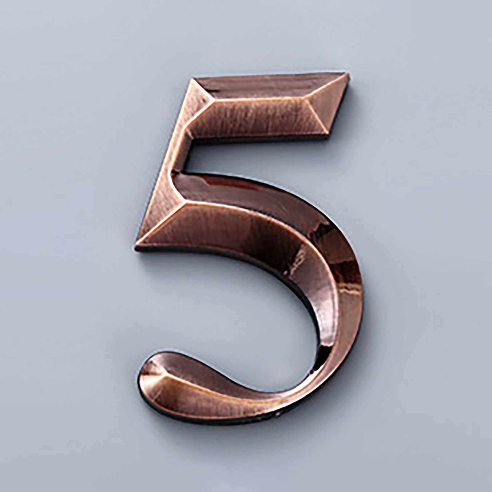 Qonioi Modern Black House Numbers, Self-Adhesive Metal Mailbox Address ...
