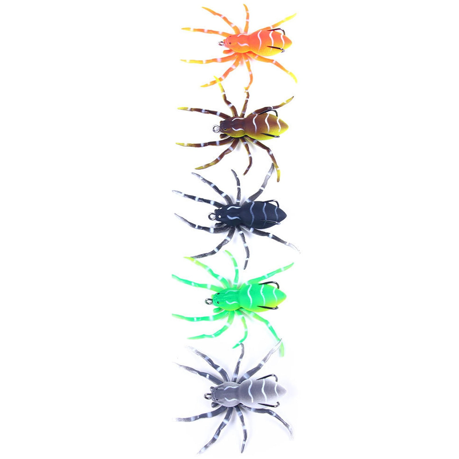 Qonioi Realistic Spider Fishing Bait, Enhanced Hard Soft Swim Lure with ...