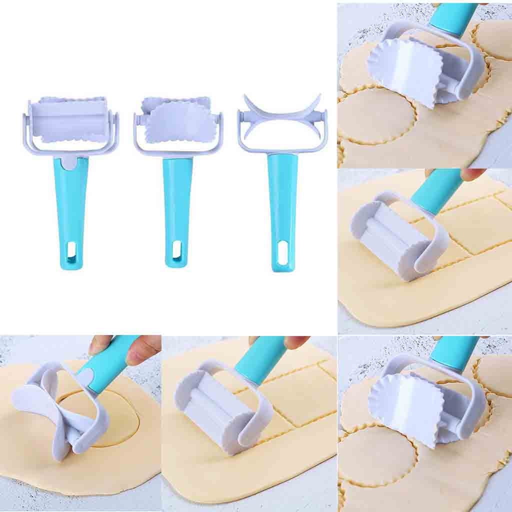 Qonioi Rolling Cookie Cutter, Dough Roller Cutter for Cookies and ...