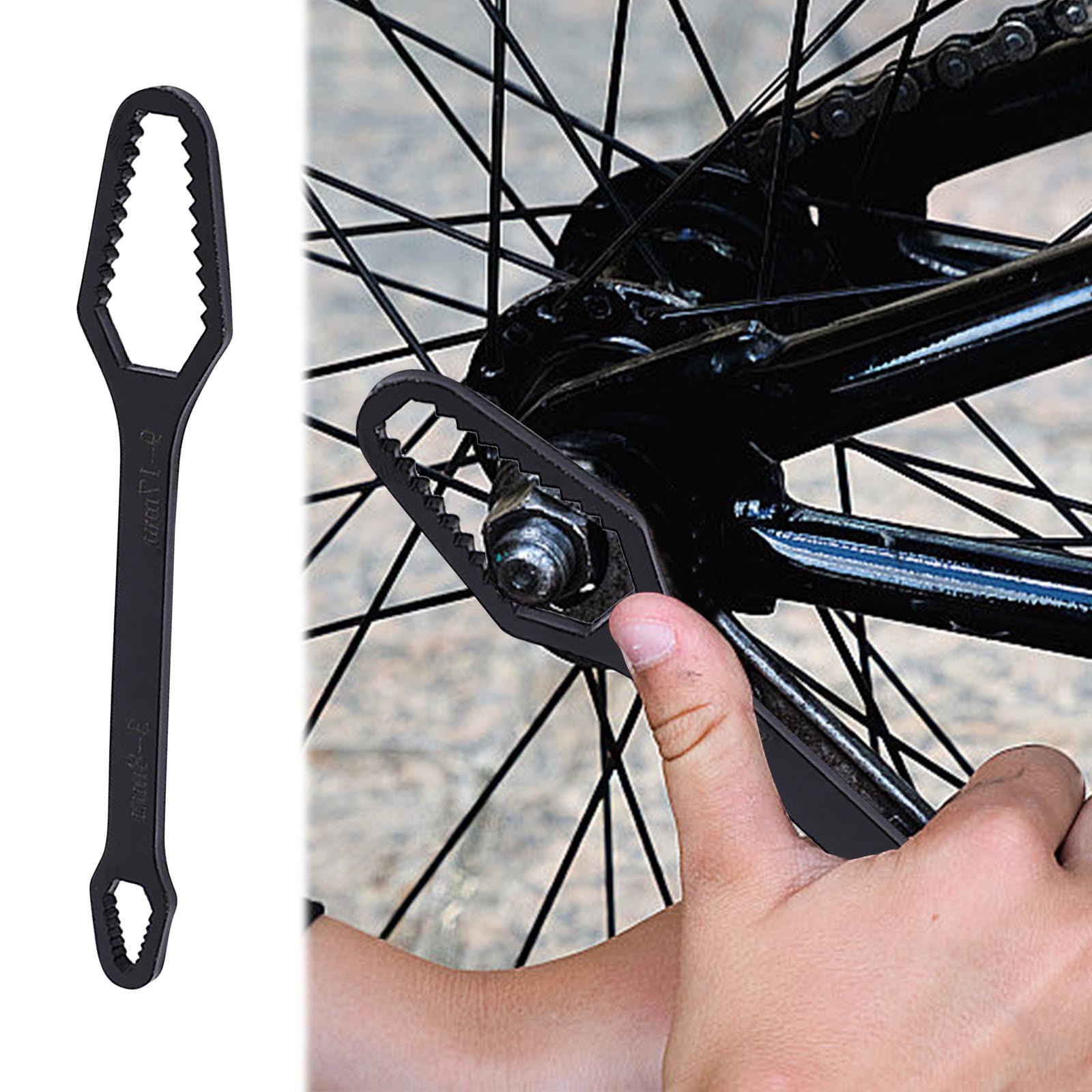 Qonioi Self-Tightening Adjustable Wrench, Multi-Functional Double ...