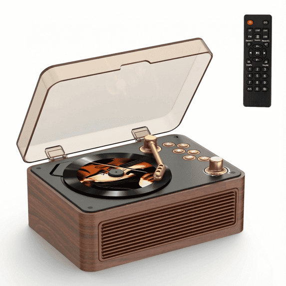 Qoosea CD Player Portable Bluetooth, CD Players for Home with Speakers ...